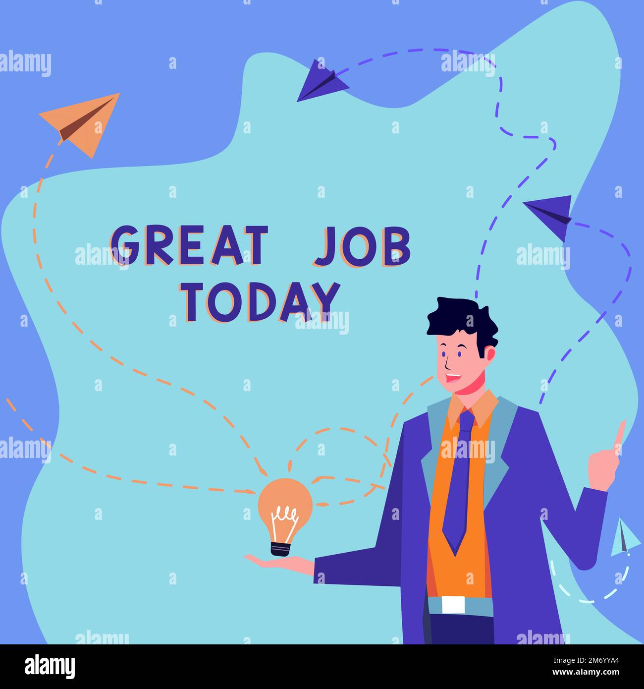 Inspiration showing sign Great Job Today. Concept meaning used praising someone for something ...