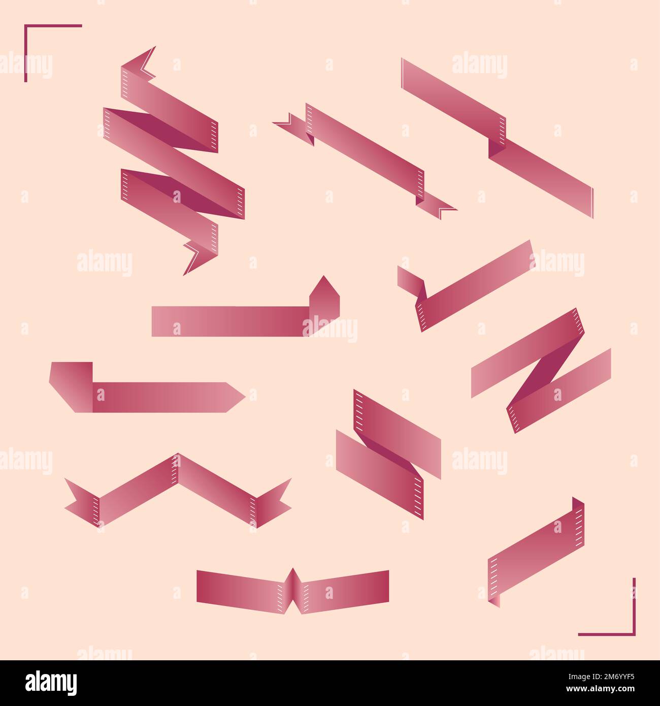 Vector of a banner label collection Stock Vector Image & Art - Alamy