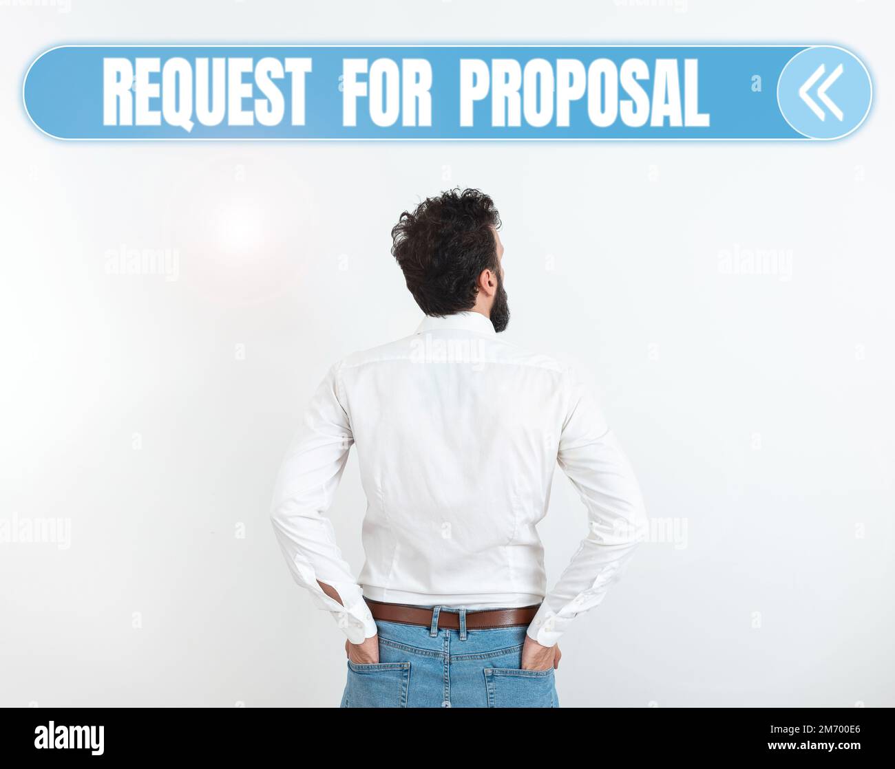 Text showing inspiration Request For Proposal. Concept meaning document ...