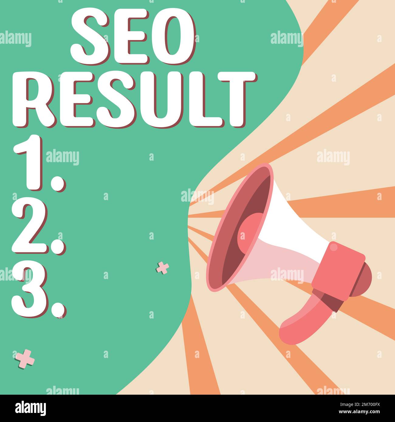 Conceptual display Seo Result. Business showcase the list created by ...