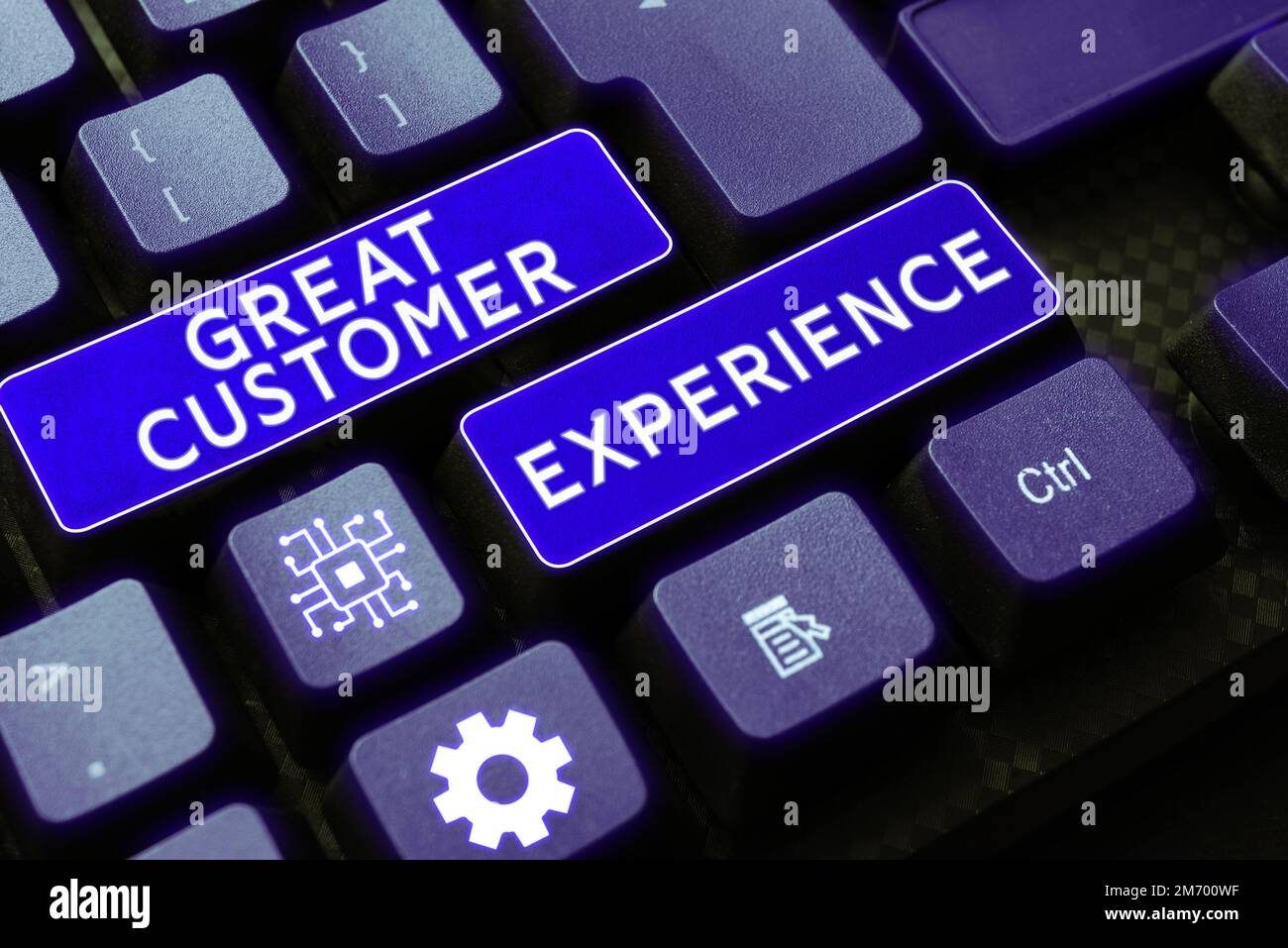 Sign displaying Great Customer Experience. Word for responding to ...