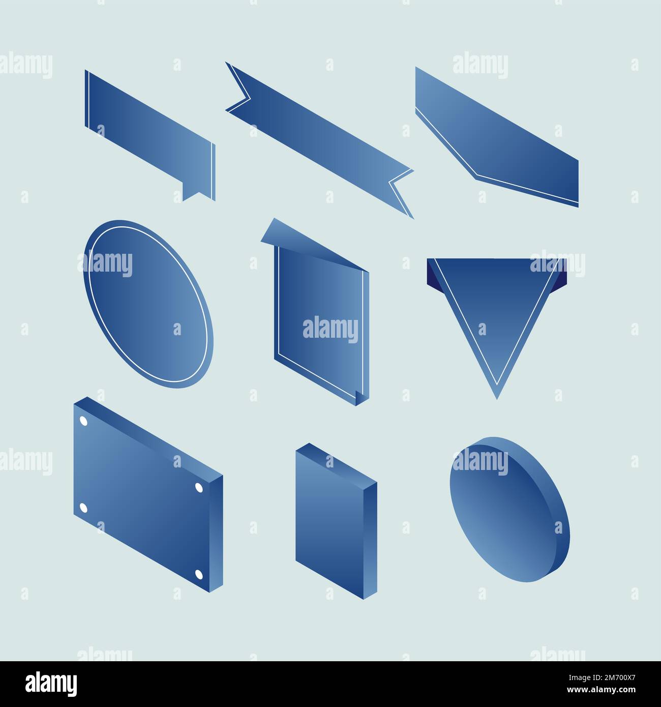 Vector of a banner label collection Stock Vector Image & Art - Alamy