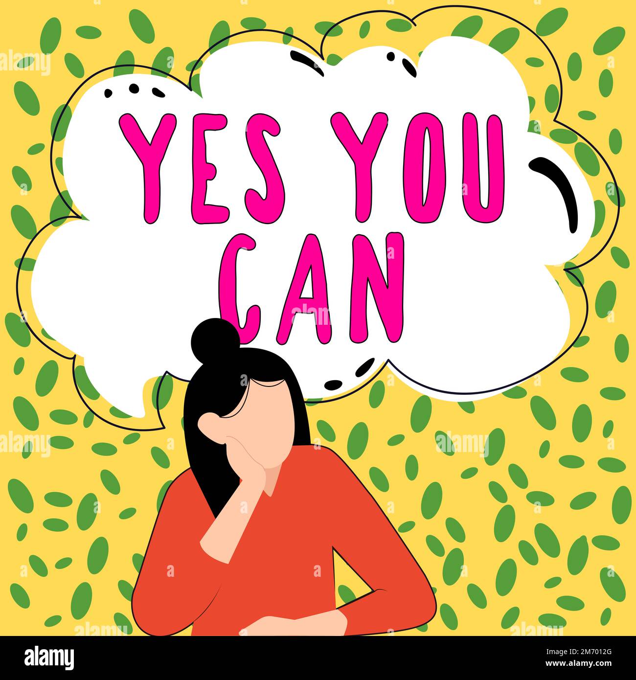 Sign displaying Yes You Can. Word for Positivity Encouragement Persuade ... Sign displaying Yes You Can. Word for Positivity Encouragement Persuade ...