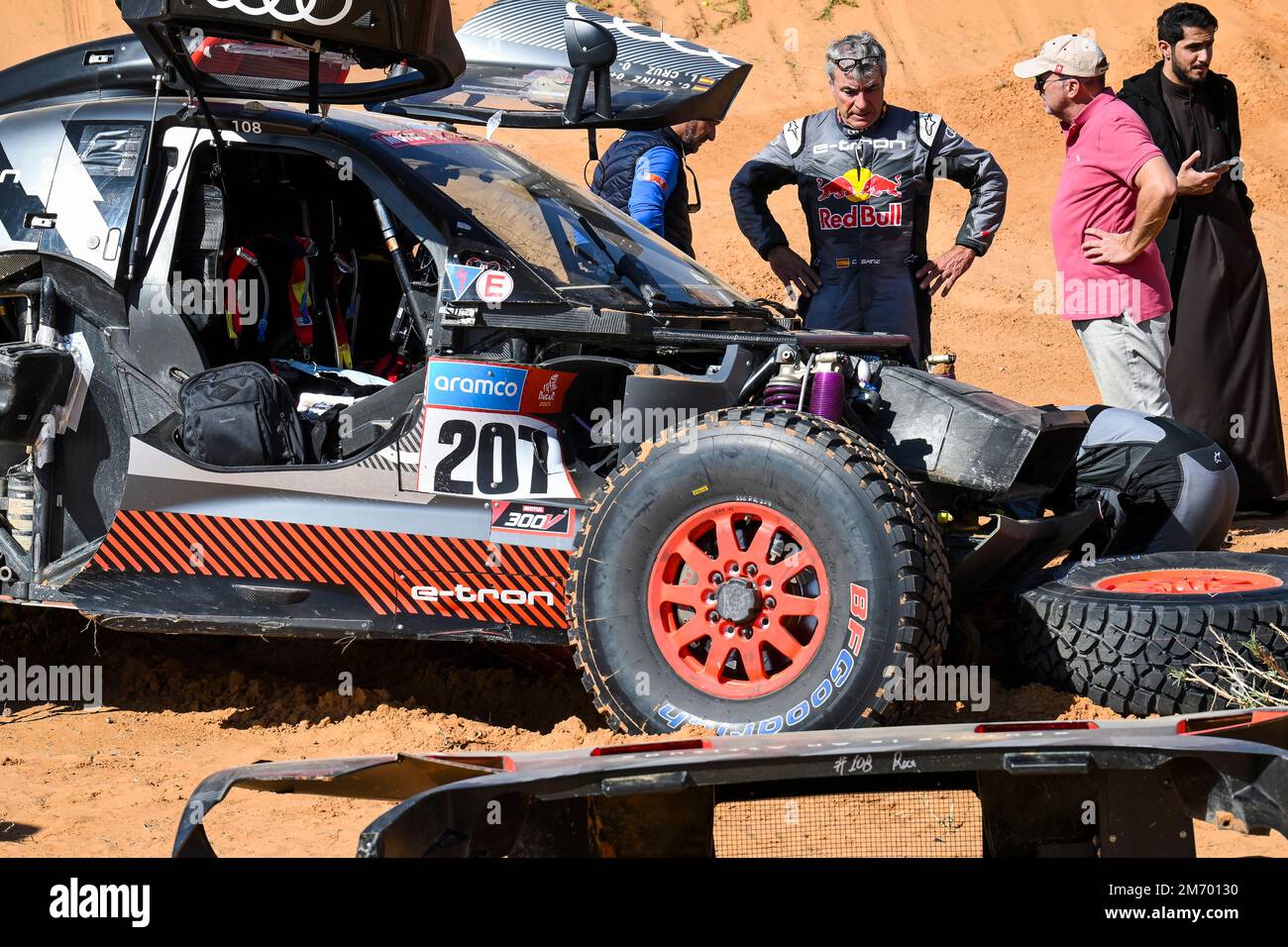 Haïl, Saudi Arabia - 06/01/2022, 207 SAINZ Carlos (spa), CRUZ Lucas ...