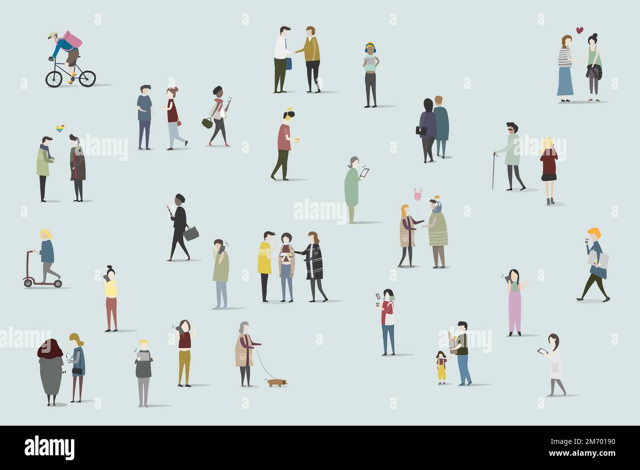 Vector set of illustrated people Stock Vector Image & Art - Alamy