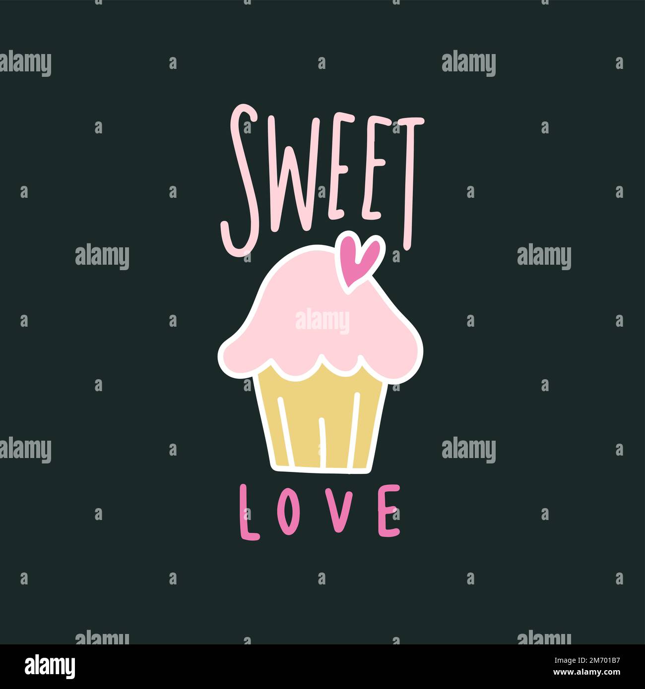 Hand write love on Stock Vector Images - Alamy