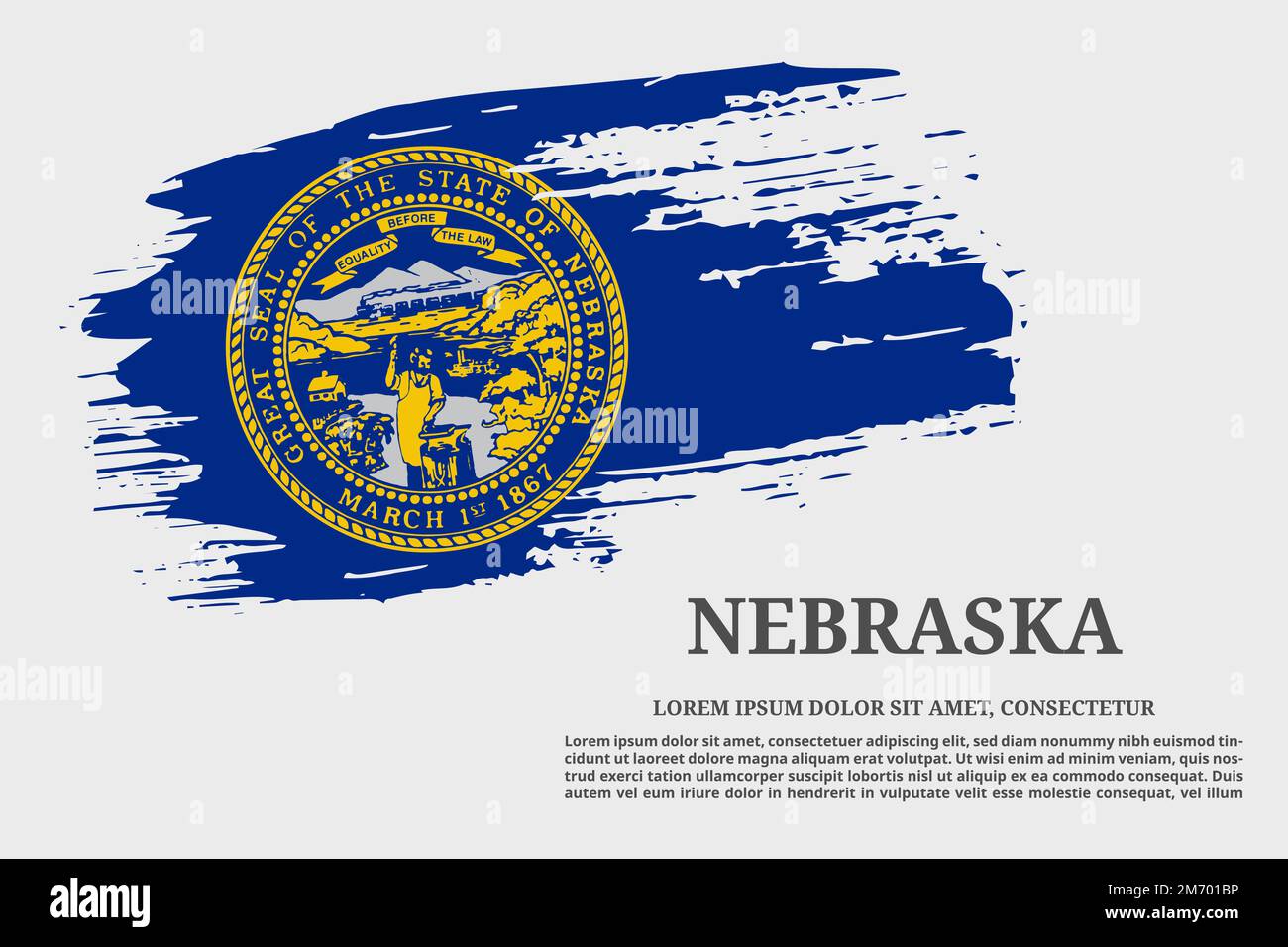 Nebraska text Stock Vector Images - Alamy