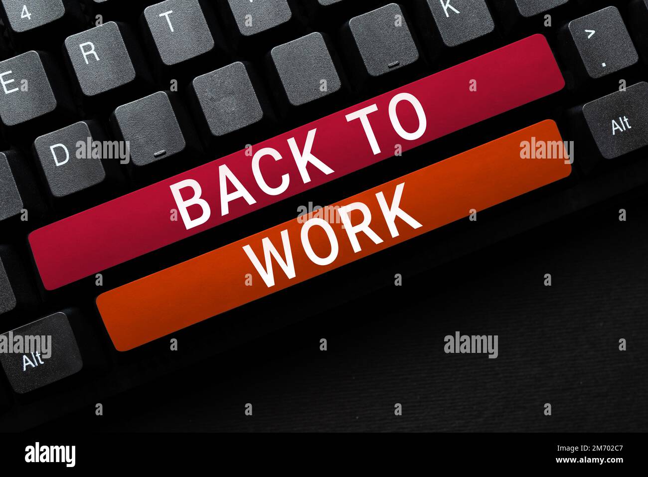 Employee welcome back sign hi-res stock photography and images - Alamy