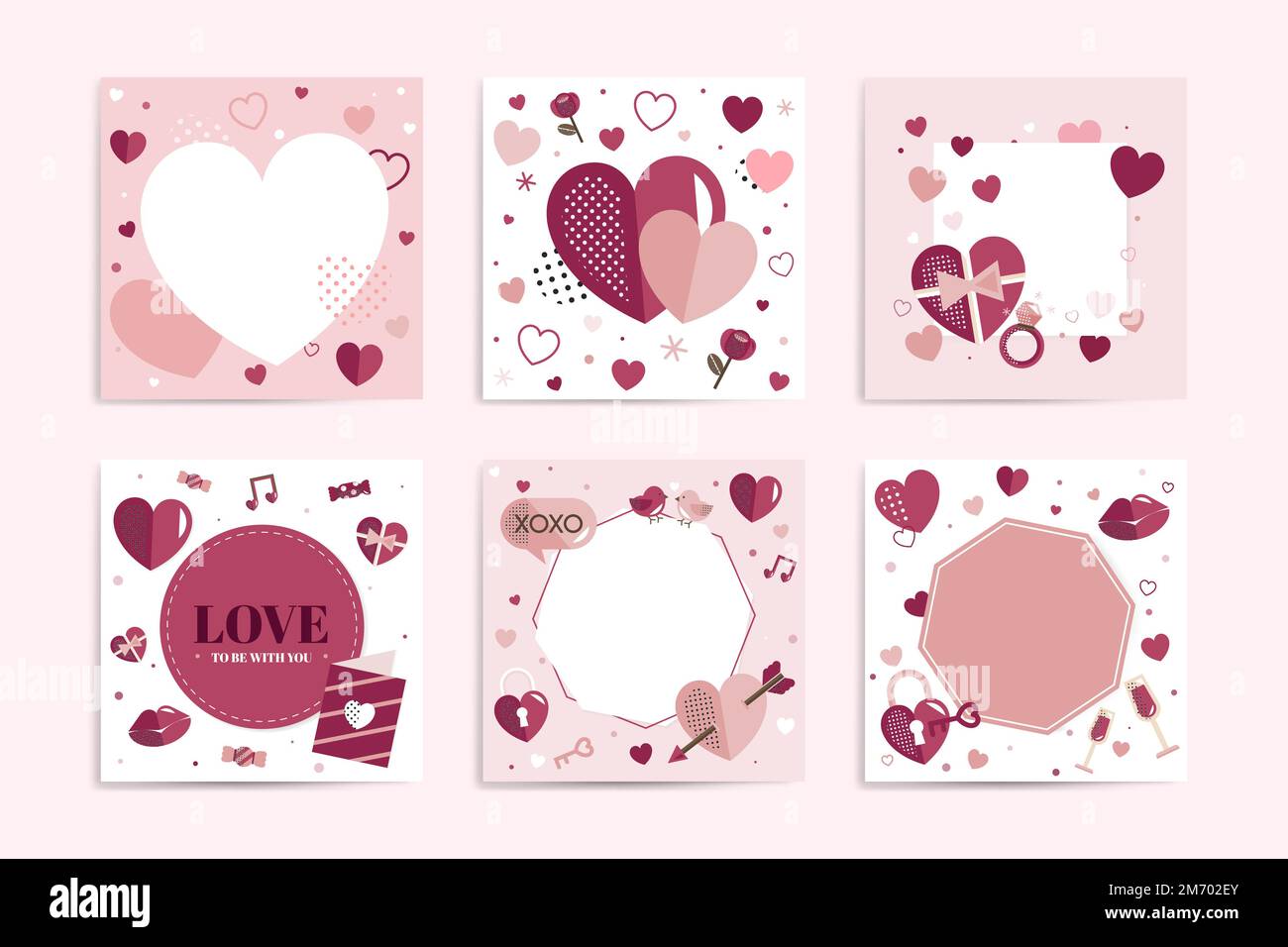 Valentines day concept key Stock Vector Images - Alamy