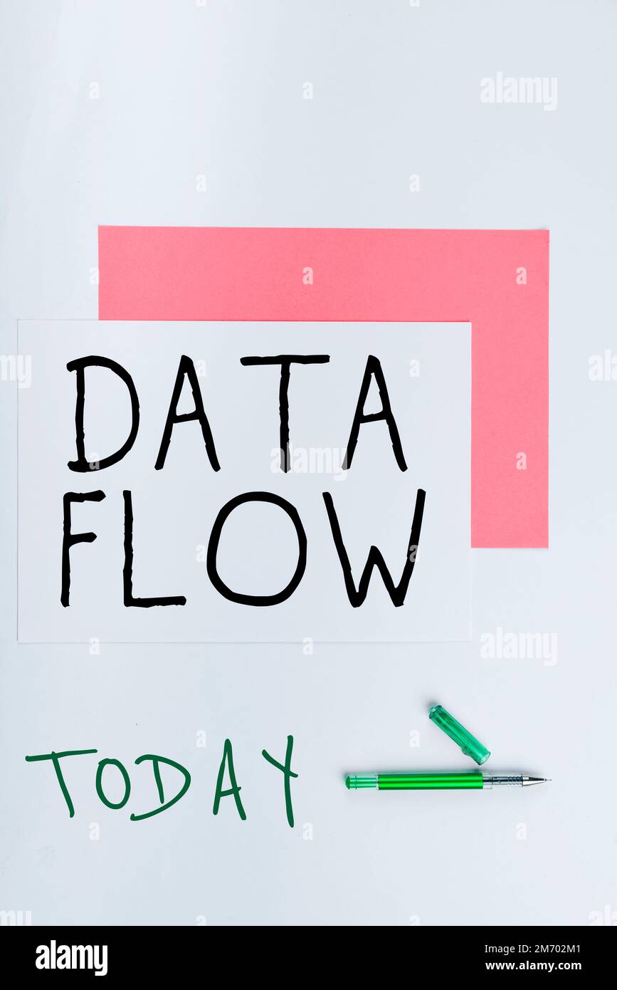 Conceptual display Data Flow. Business concept the movement of data ... Conceptual display Data Flow. Business concept the movement of data ...