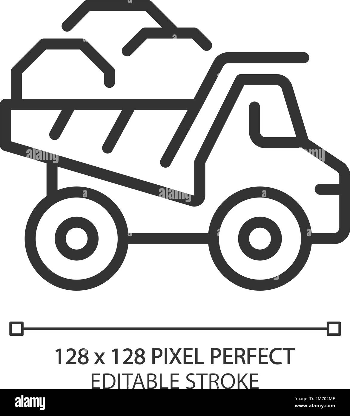 Mining image dump truck Cut Out Stock Images & Pictures - Alamy