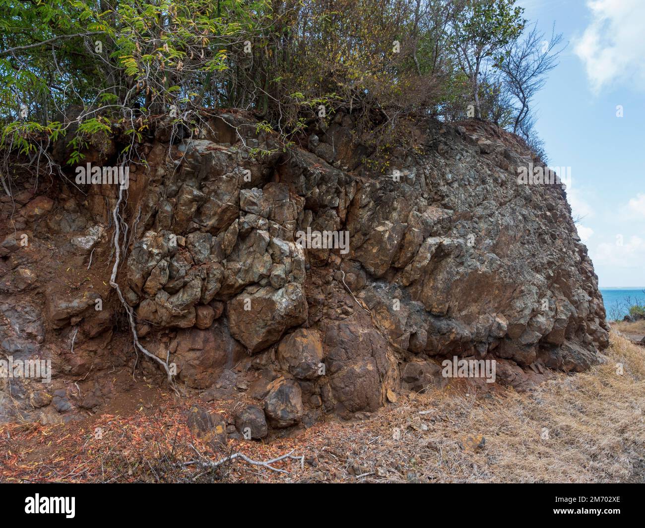 Mayreau, Grenadines, Caribbean island. Windward Bay Stock Photo - Alamy