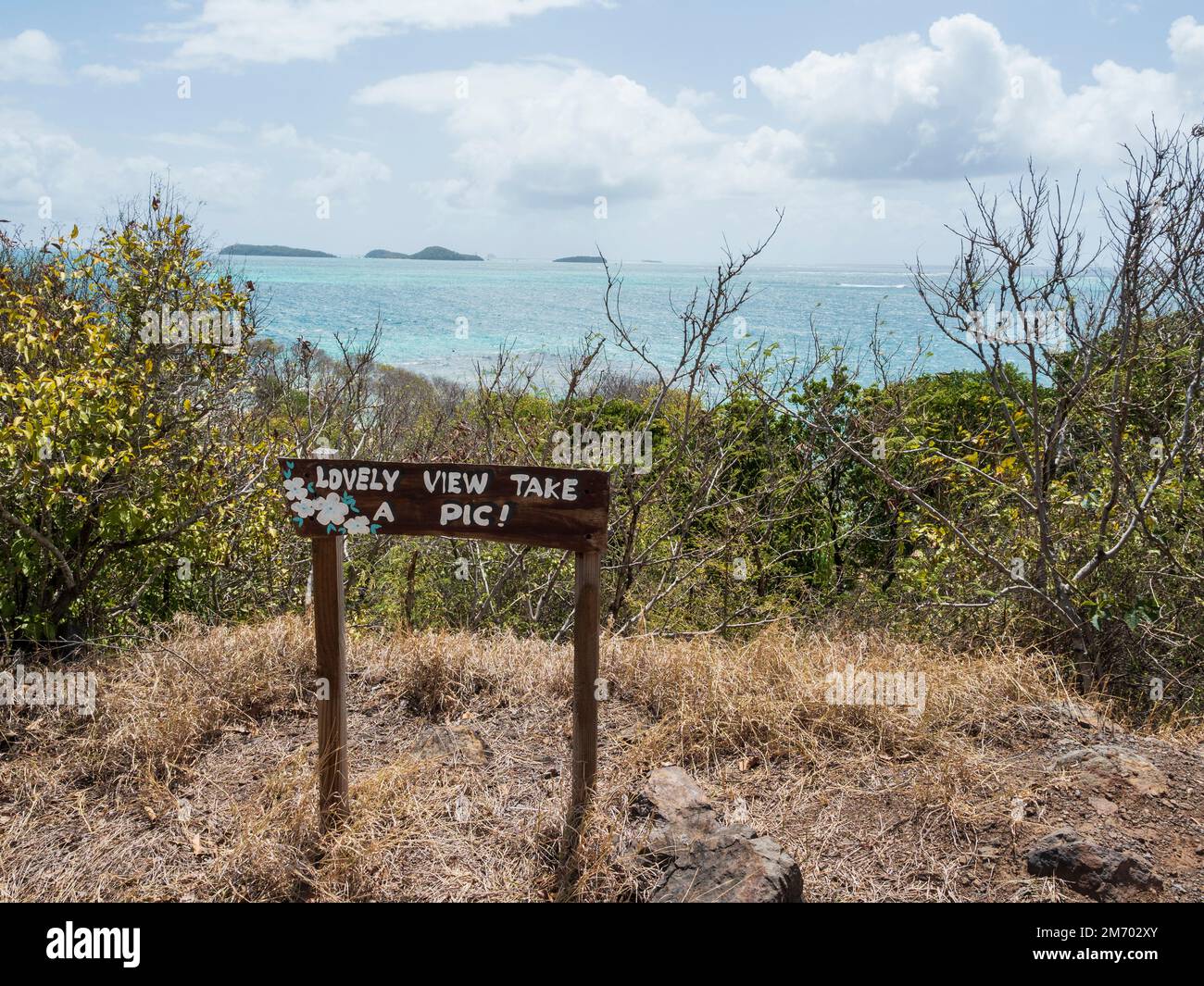 Mayreau, Grenadines, Caribbean island. Windward Bay. View Stock Photo ...