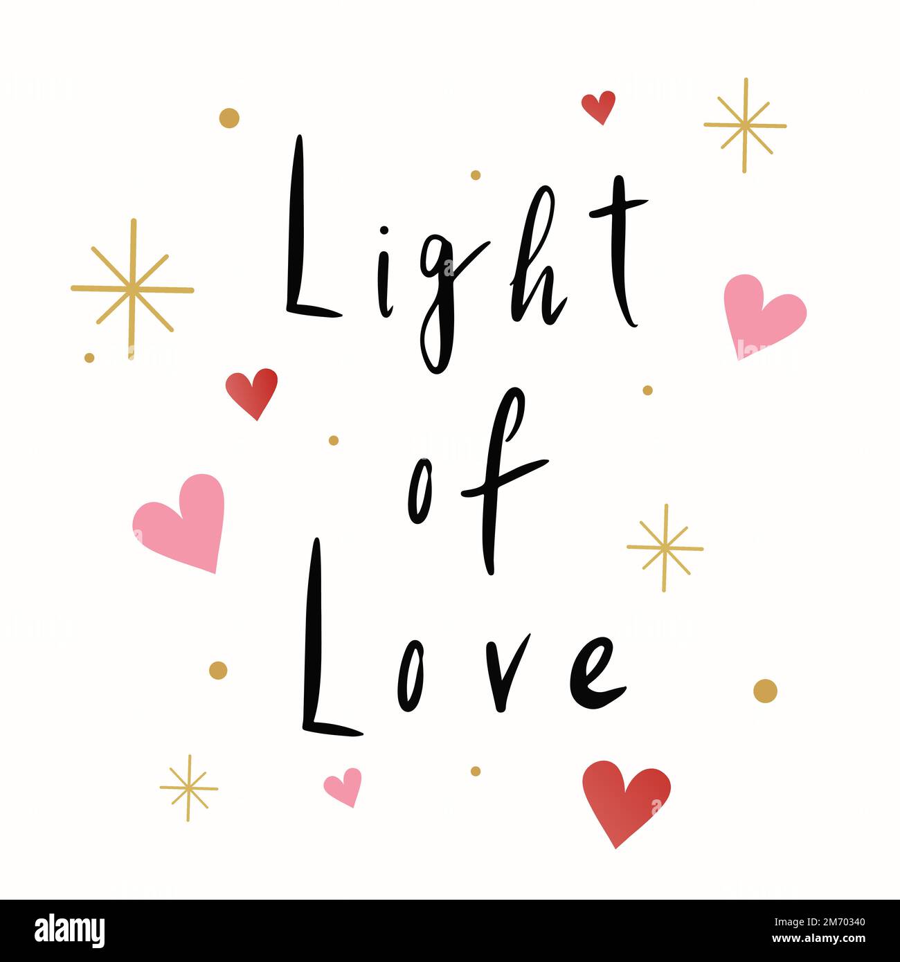 Light of love Stock Vector Images - Alamy