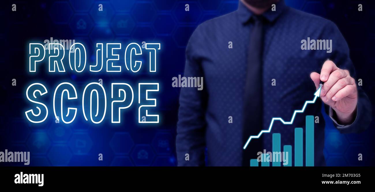 Conceptual display Project Scope. Internet Concept evaluation of work ...