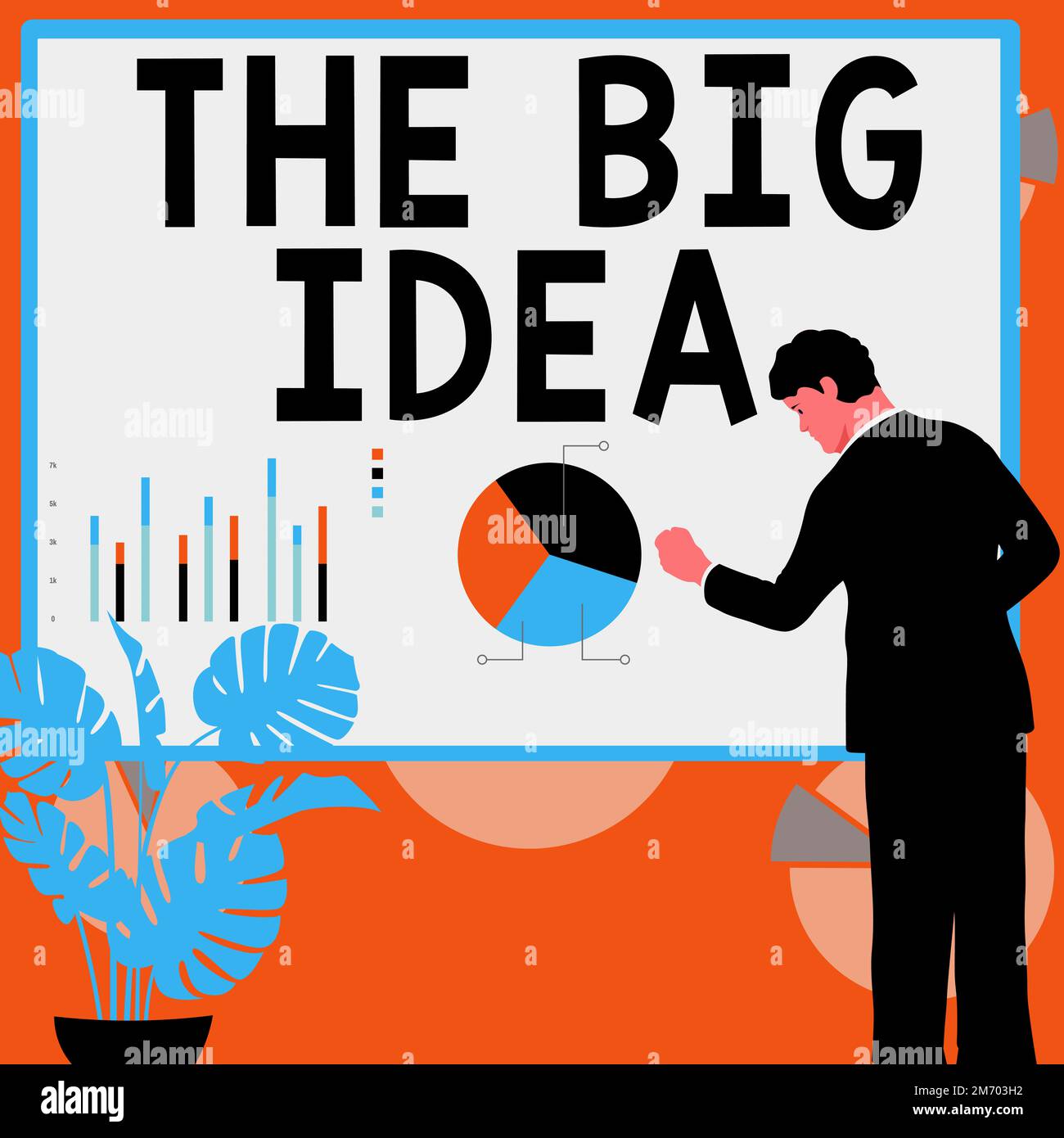 Hand writing sign The Big Idea. Business showcase have a successful ...