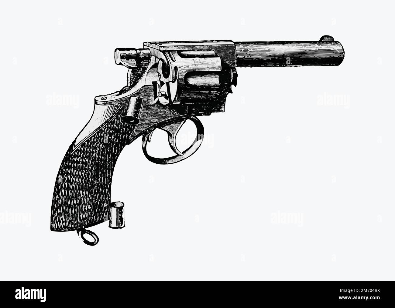 Vintage Victorian style pistol engraving vector Stock Vector Image ...
