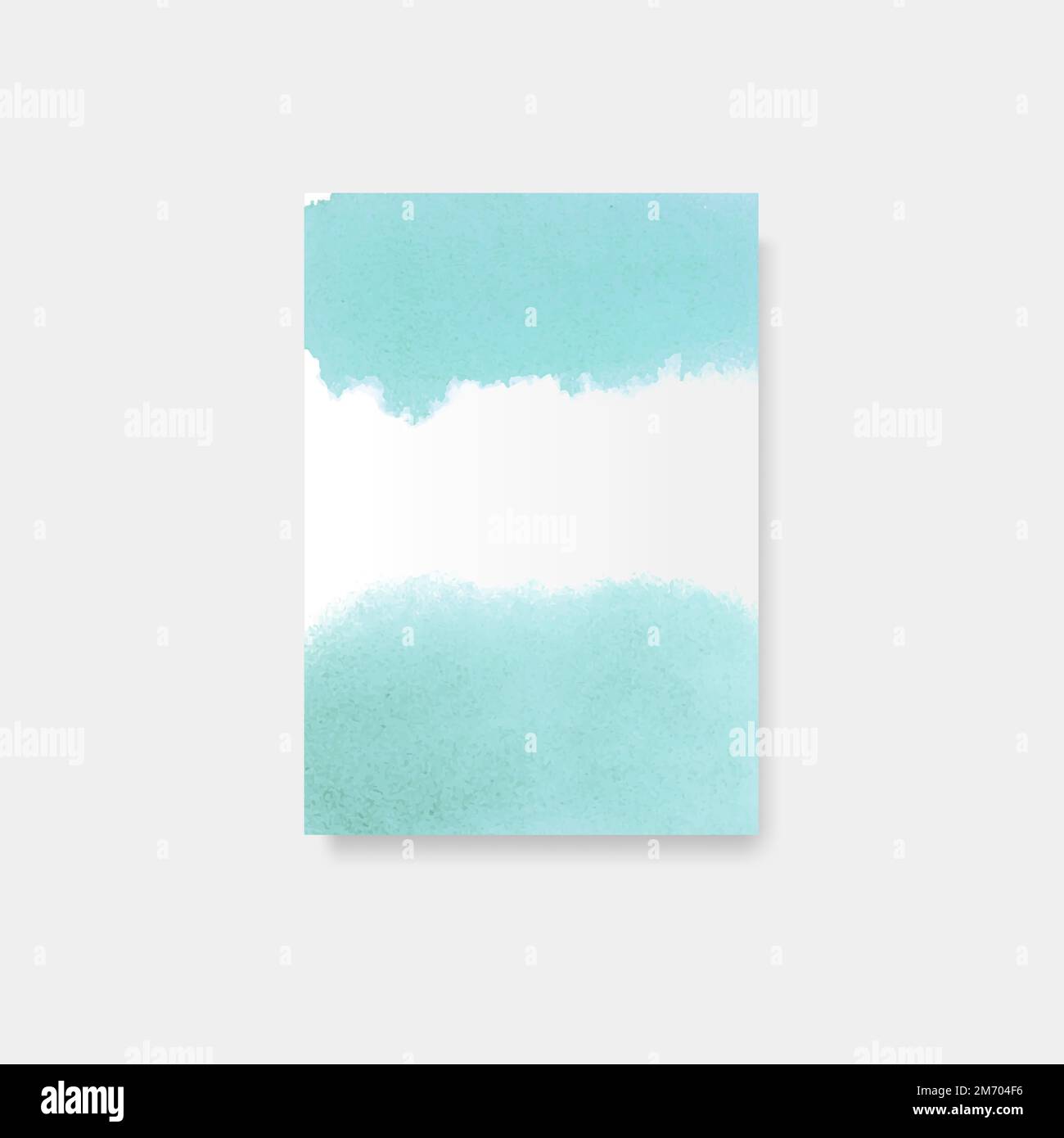 Turquoise watercolor style poster vector Stock Vector Image & Art - Alamy
