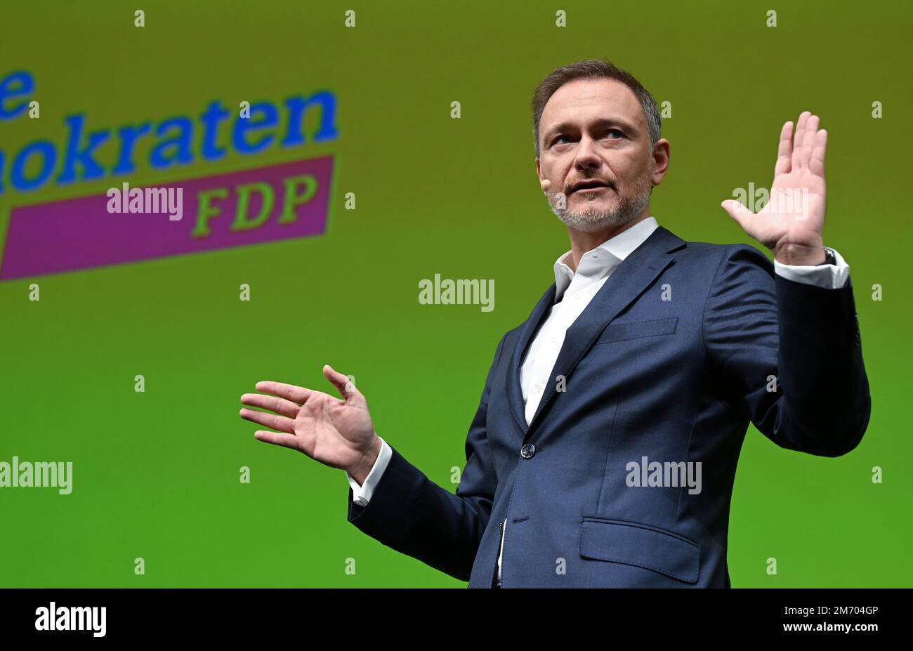 Stuttgart, Germany. 06th Jan, 2023. Christian Lindner, Chairman of the ...
