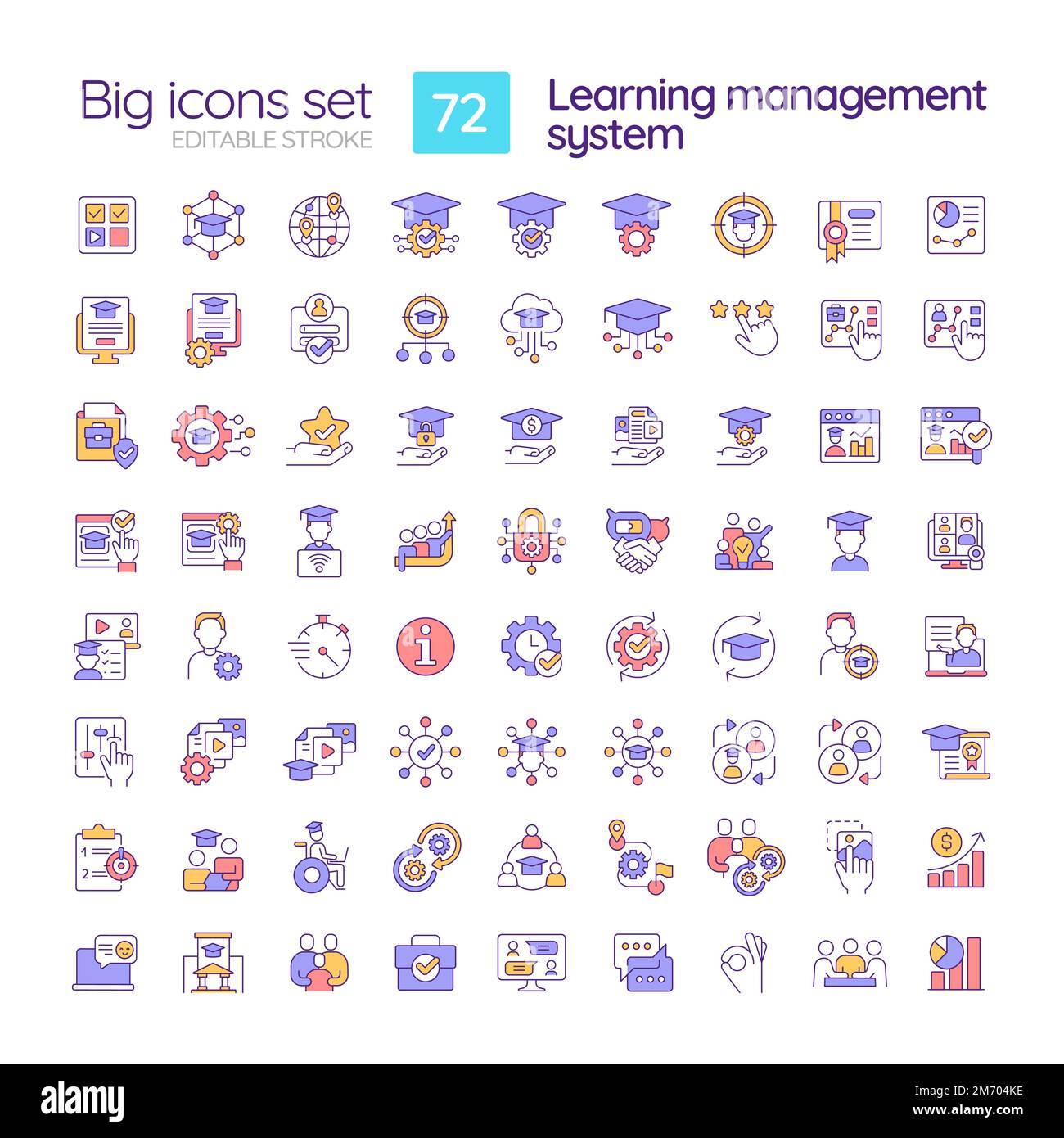 Learning management system RGB color icons set Stock Vector Image & Art ... Learning management system RGB color icons set Stock Vector Image & Art ...