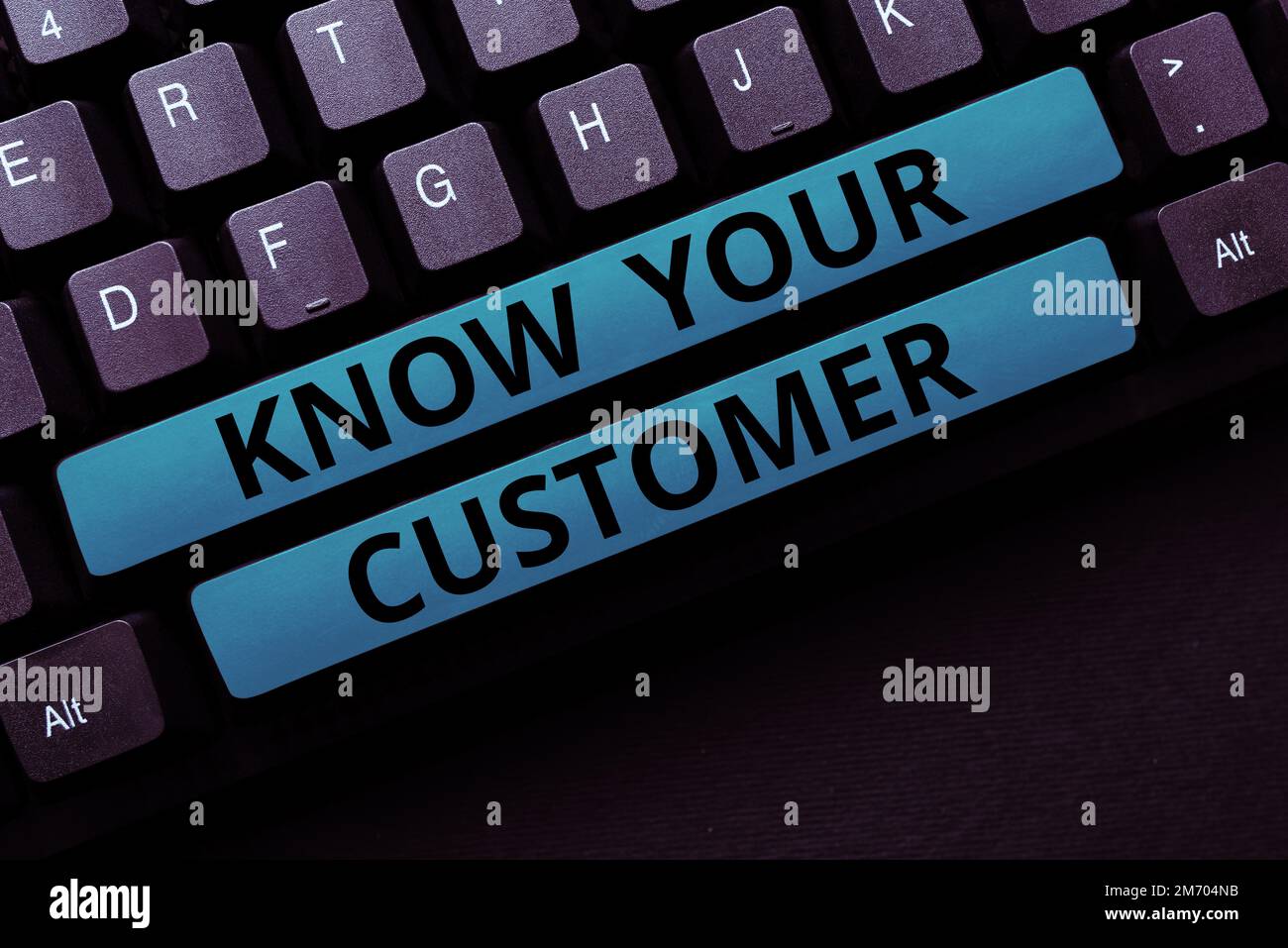 Conceptual display Know Your Customer. Business showcase Marketing ...
