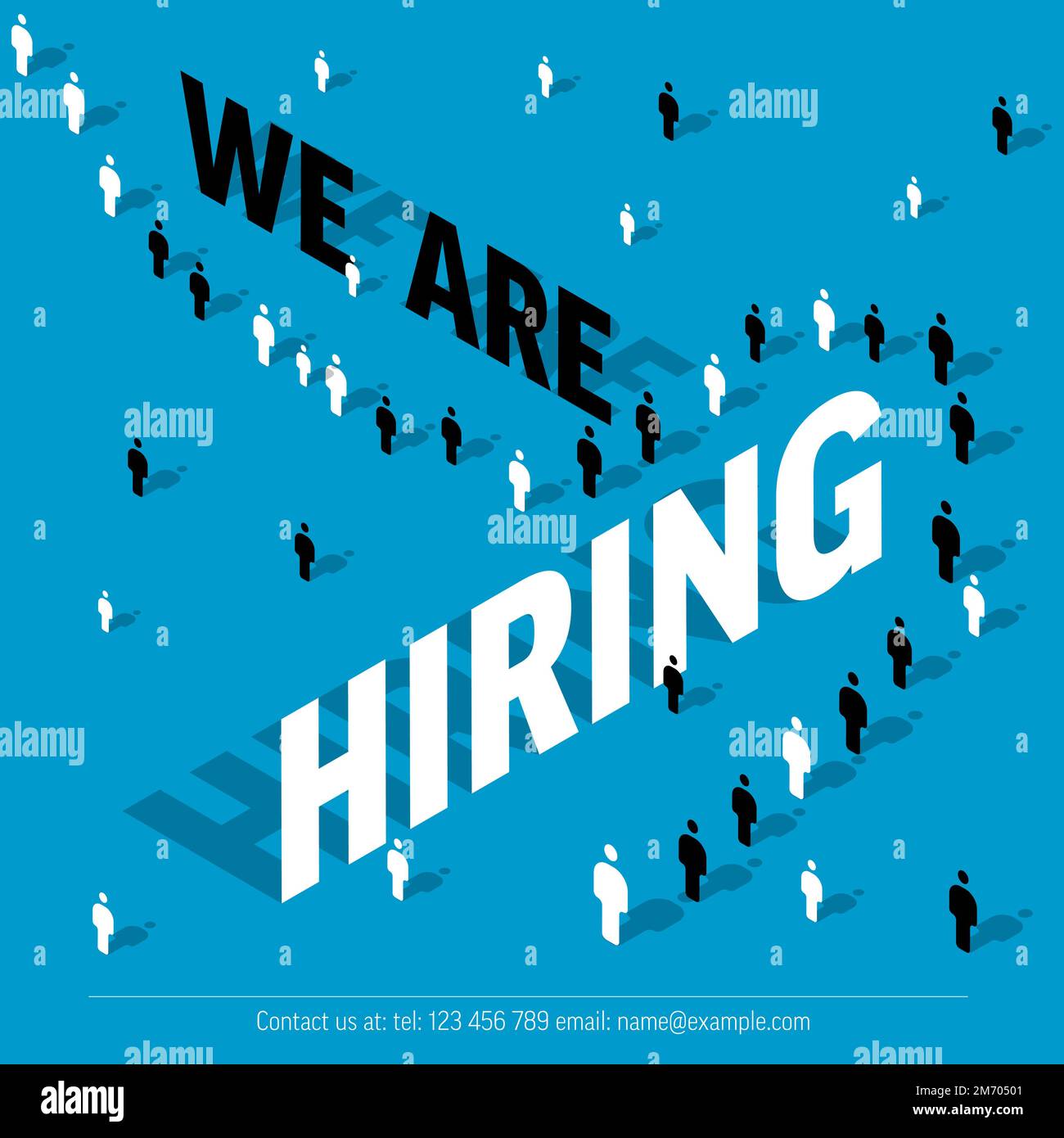We are hiring minimalistic flyer banner header social media post ...
