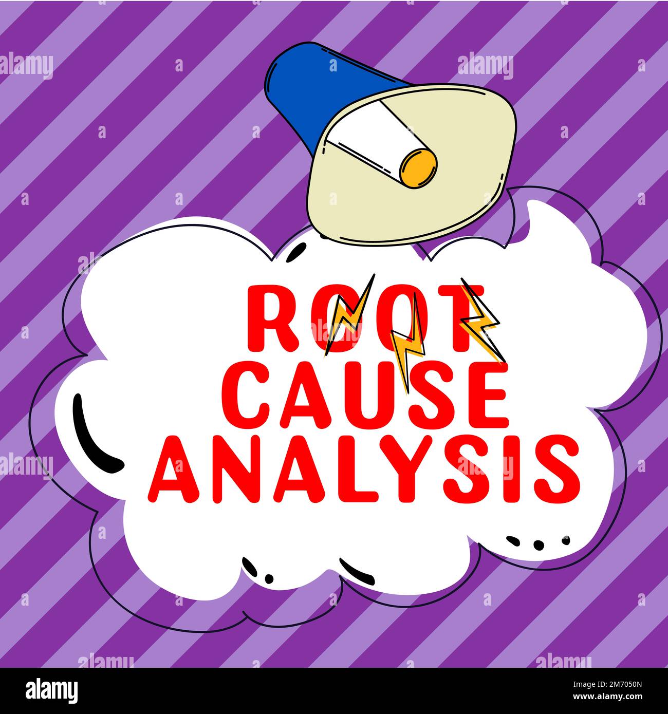 Writing displaying text Root Cause Analysis. Concept meaning Method of Problem Solving Identify ...