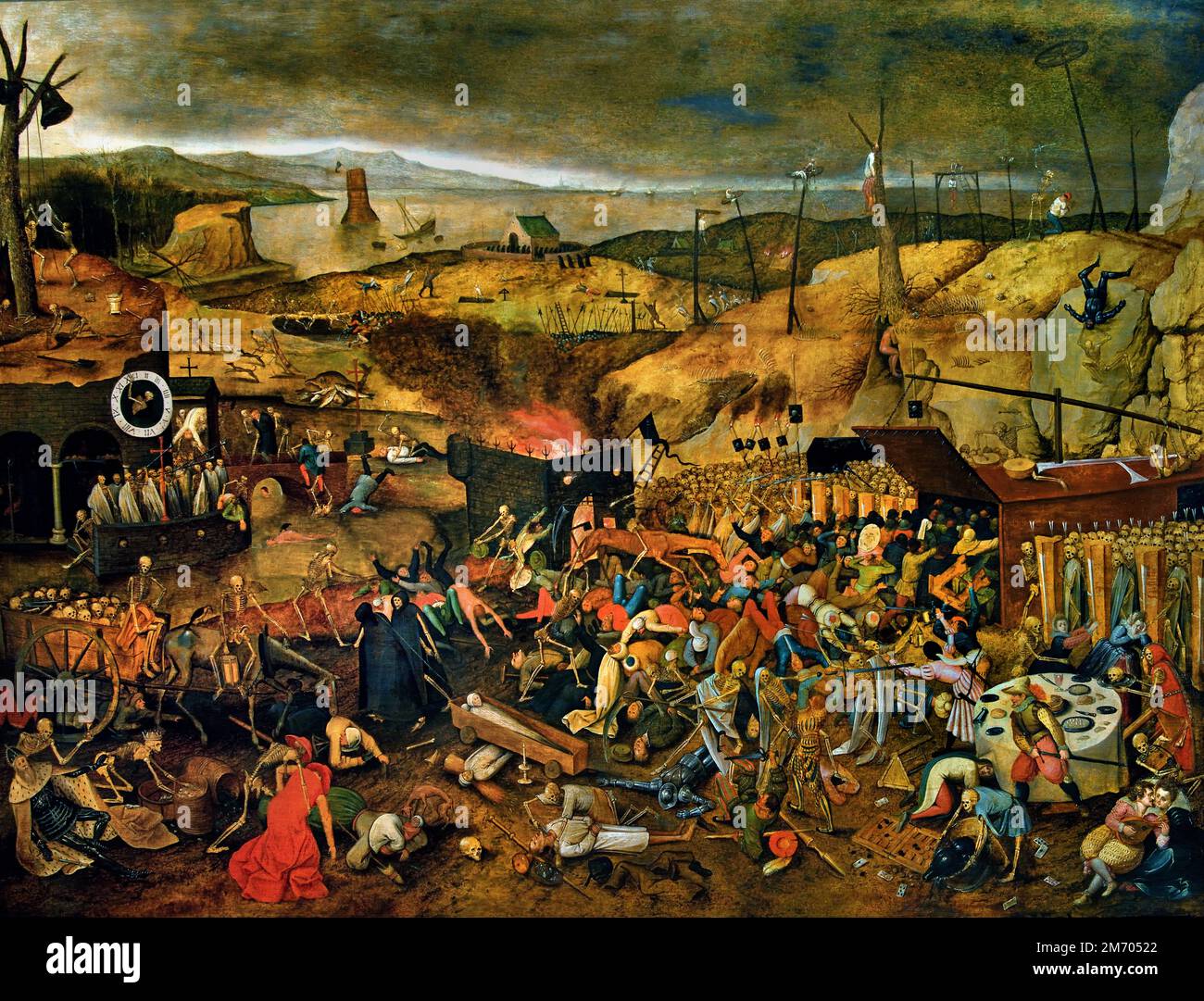 The Triumph of Death 1608 afther Pieter Bruegel (also Brueghel) the ...