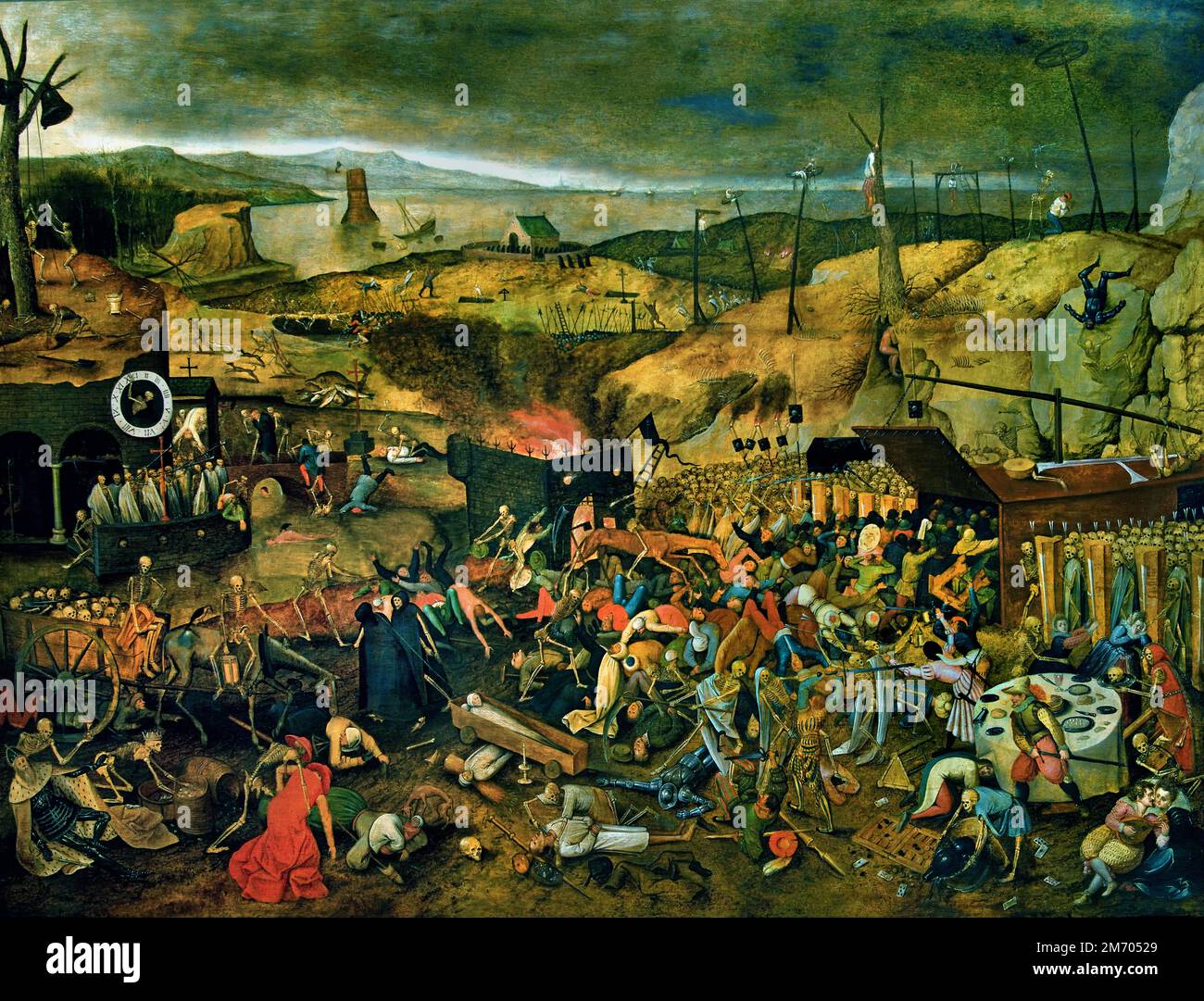 The Triumph of Death 1608 afther Pieter Bruegel (also Brueghel) the ...