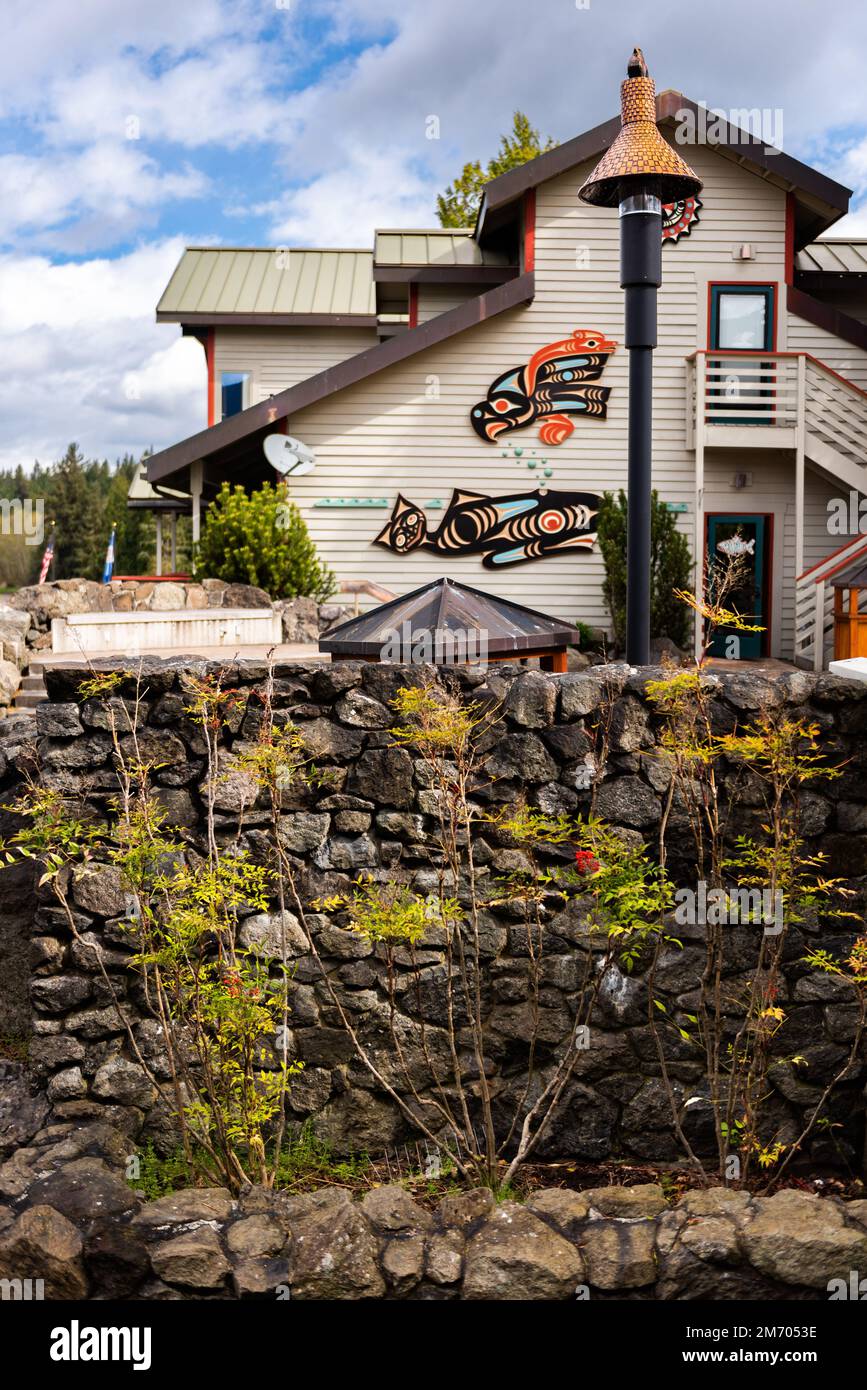A little garden behind James town S'Klallam Tribe community center ...