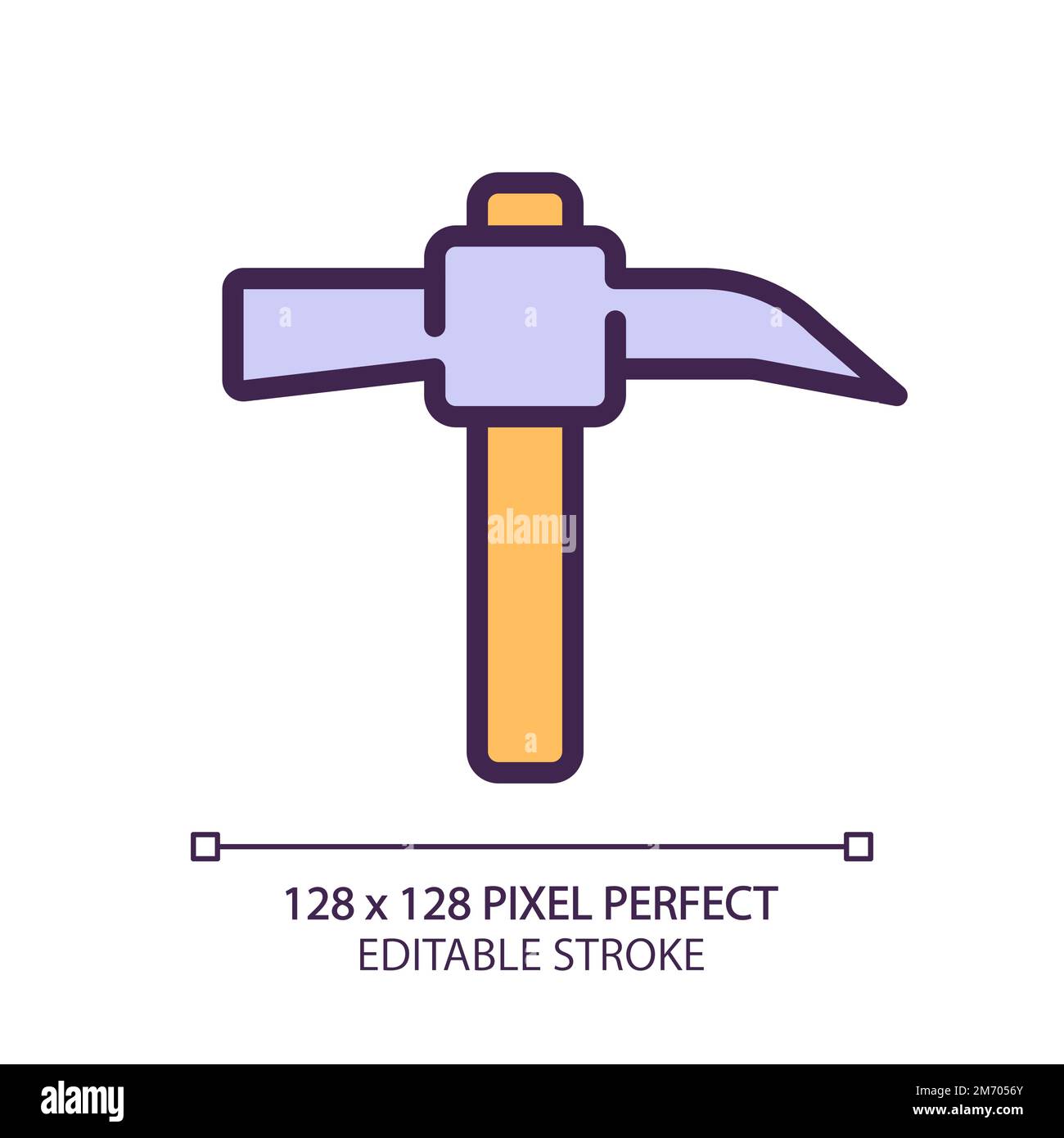 Pickaxe pixel perfect RGB color icon Stock Vector Image & Art - Alamy Pickaxe pixel perfect RGB color icon Stock Vector Image & Art - Alamy