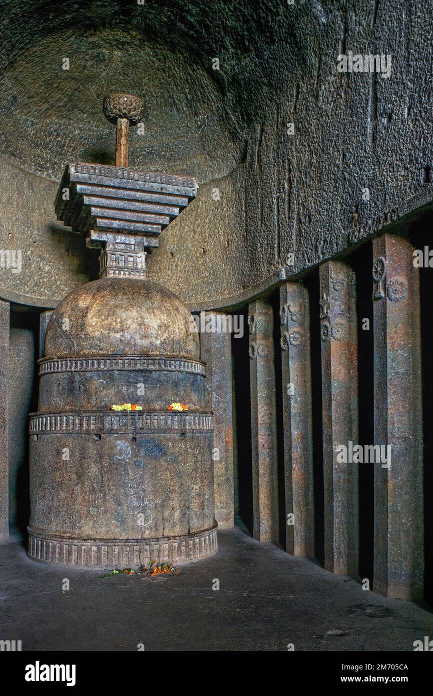 10 10 2008 Bedse Caves Ancient Buddhist Heritage at Maval taluka, Pune ...