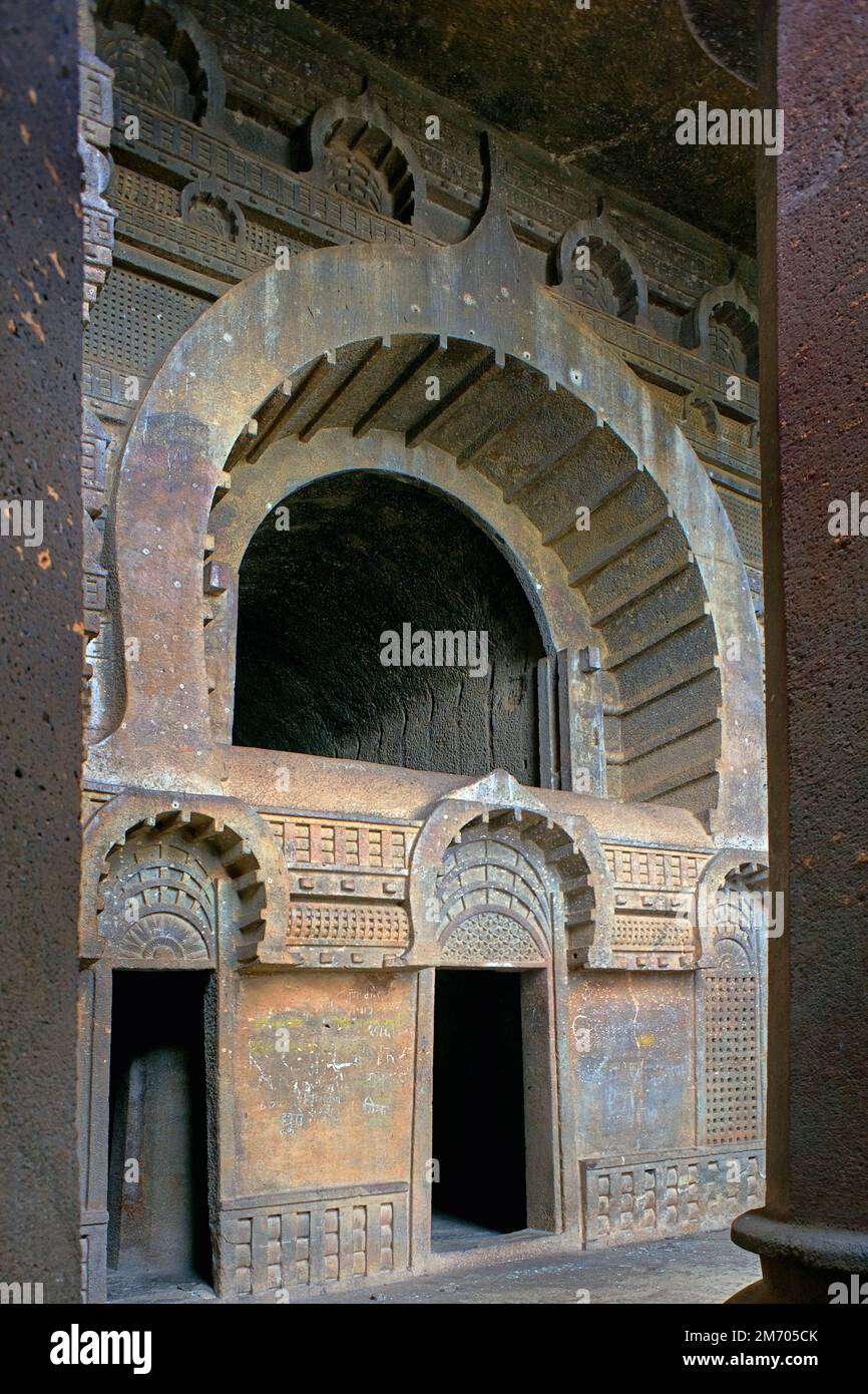 10 10 2008 Bedse Caves Ancient Buddhist Heritage at Maval taluka, Pune ...