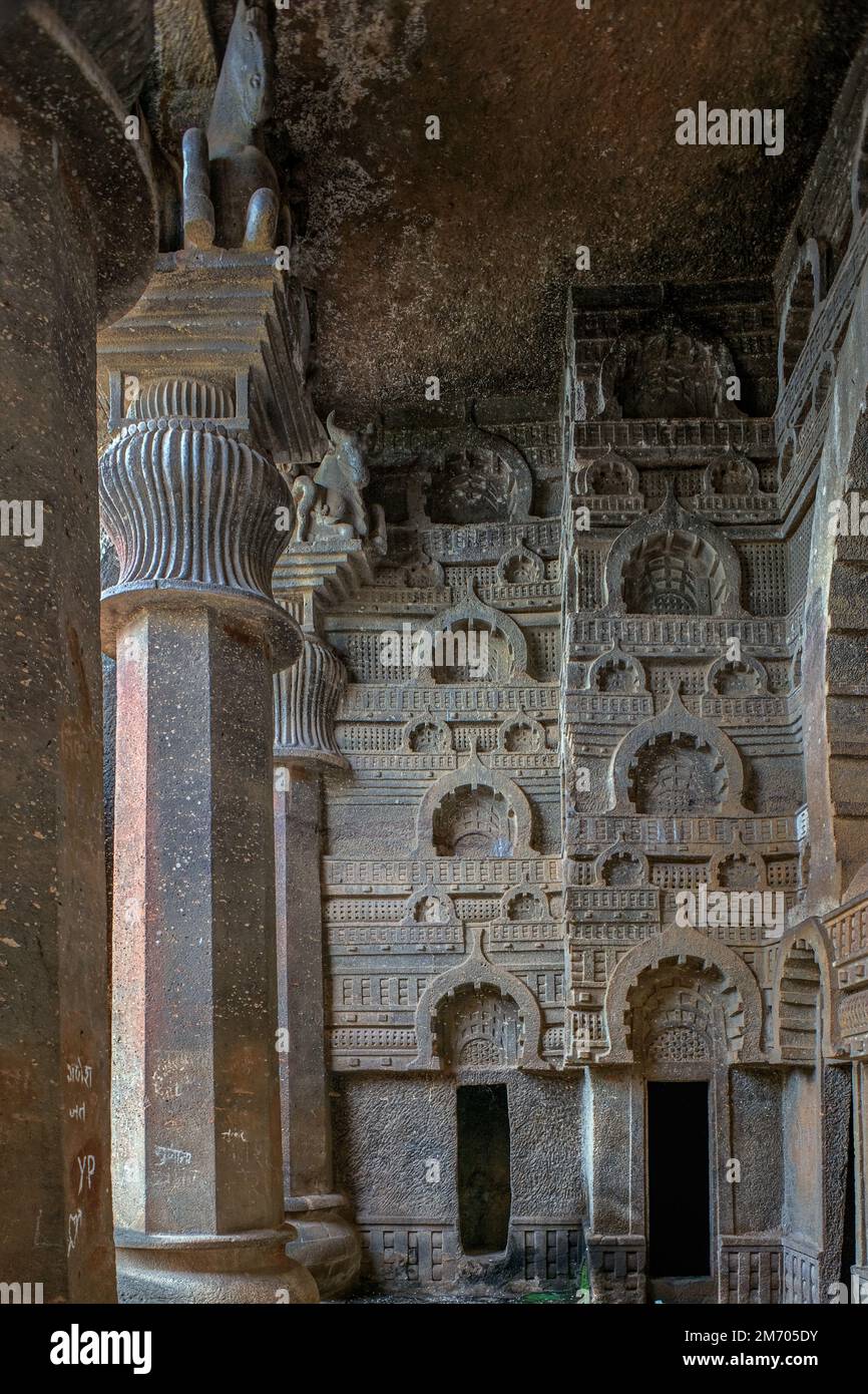 10 10 2008 Bedse Caves Ancient Buddhist Heritage at Maval taluka, Pune ...