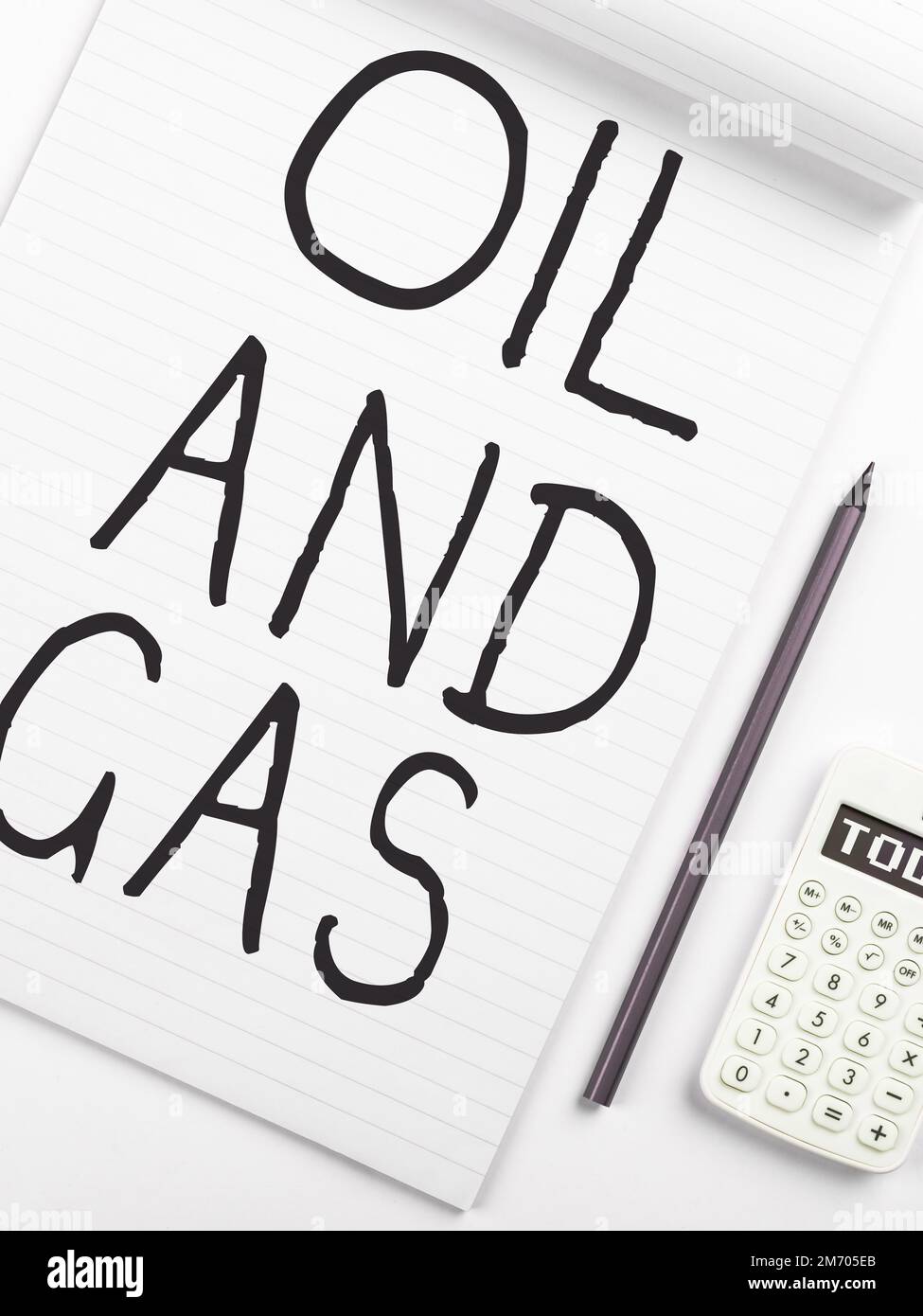 Conceptual display Oil And Gas. Word Written on Exploration Extraction ...