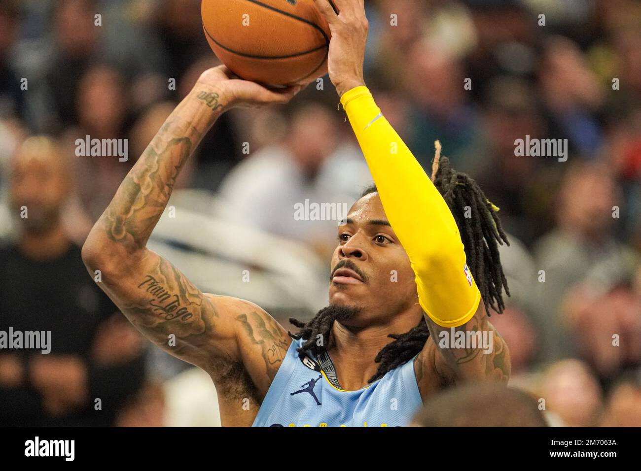Orlando, Florida, USA, January 5, 2023, NBA Memphis Grizzlies guard Ja ...