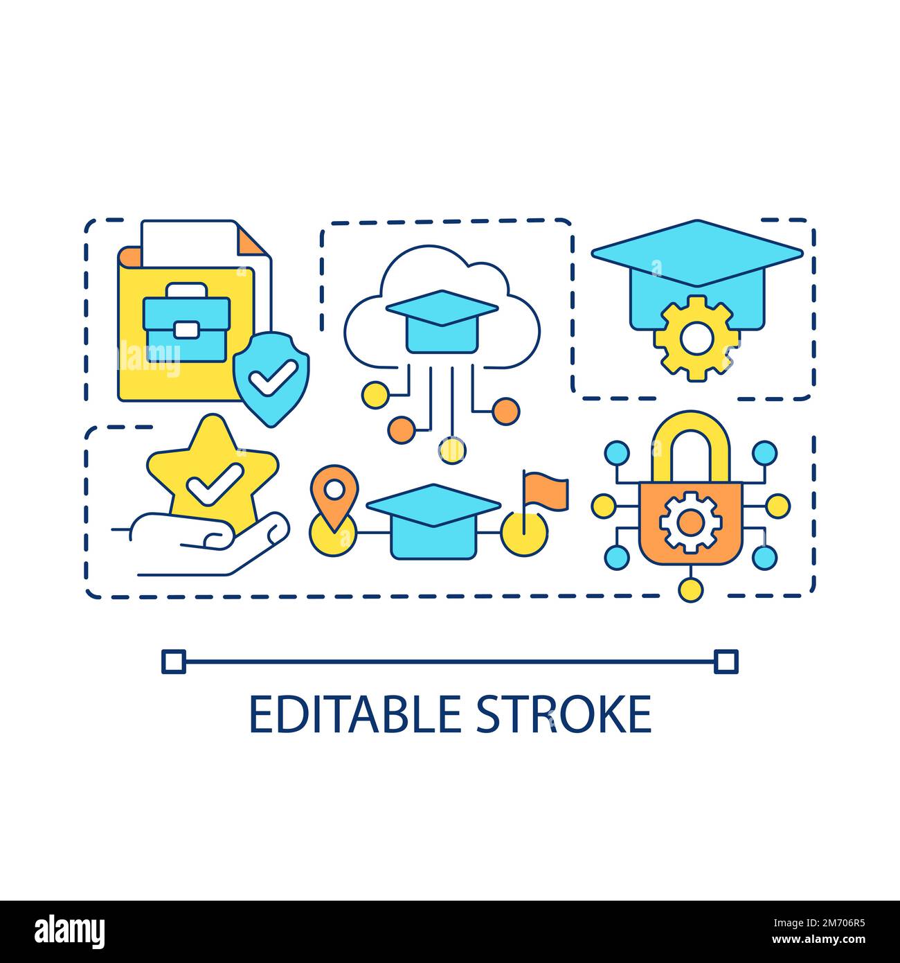 Training for employees concept icon Stock Vector Image & Art - Alamy
