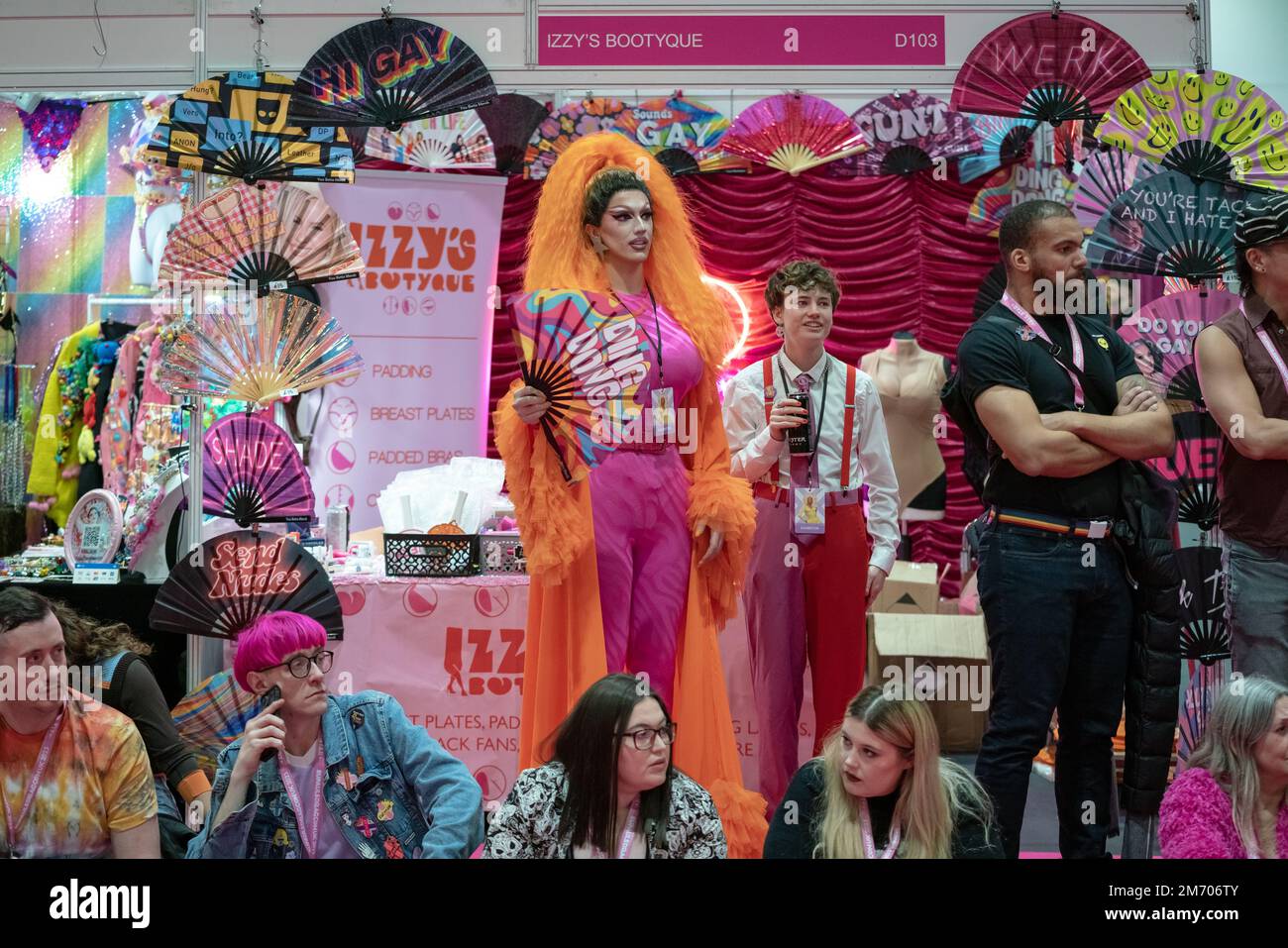 London, UK. 6th January 2023. Drag Queen personalities gather at ...