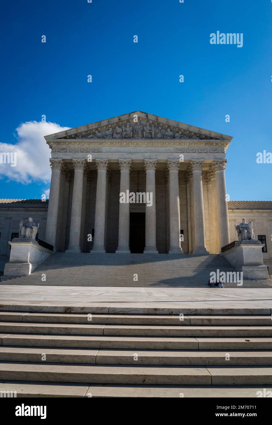 Supreme Court Building, seat of federal judiciary, also referred to as ...