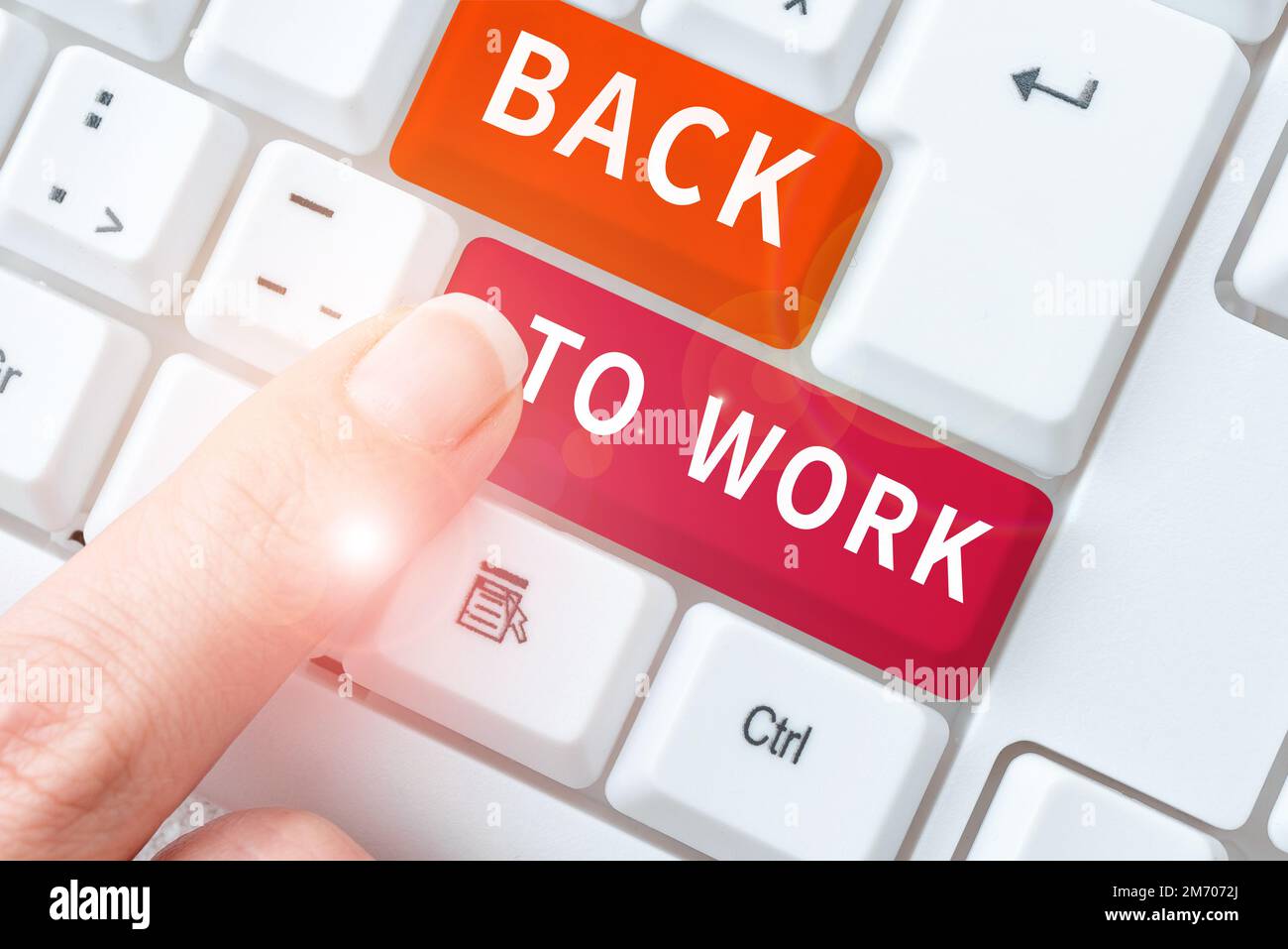 Employee welcome back sign hi-res stock photography and images - Alamy