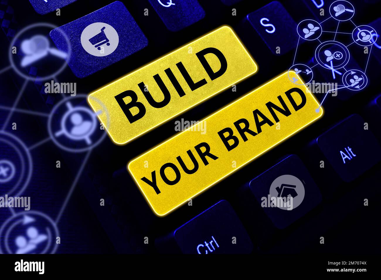 Handwriting text Build Your Brand. Business concept Make a commercial ...