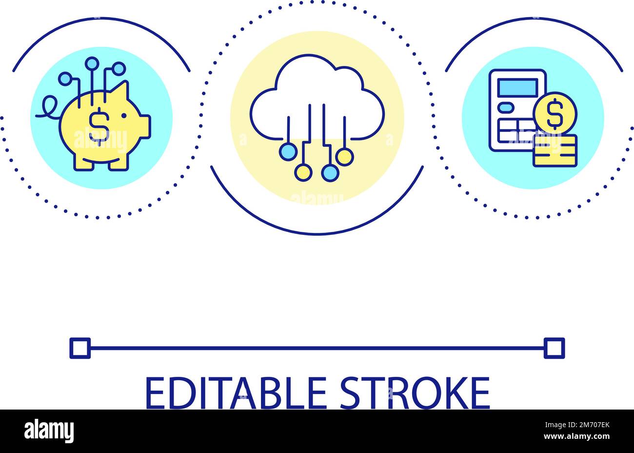 Loop cloud Cut Out Stock Images & Pictures - Alamy