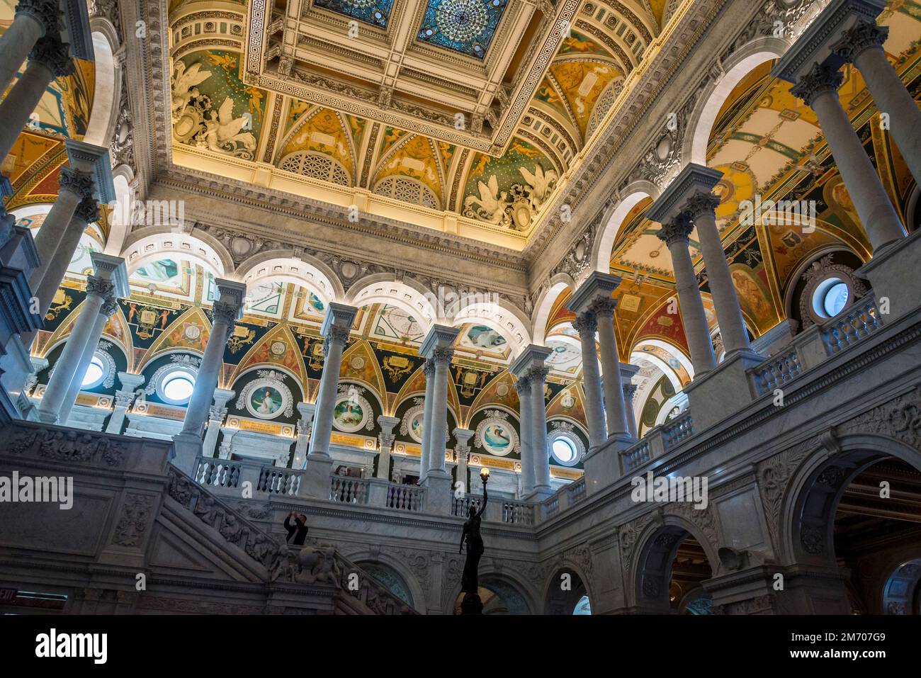 The Great Hall in The Library of Congress is the world’s largest ...