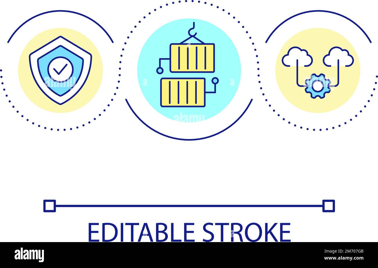 Safe manufacturing loop concept icon Stock Vector Image & Art - Alamy