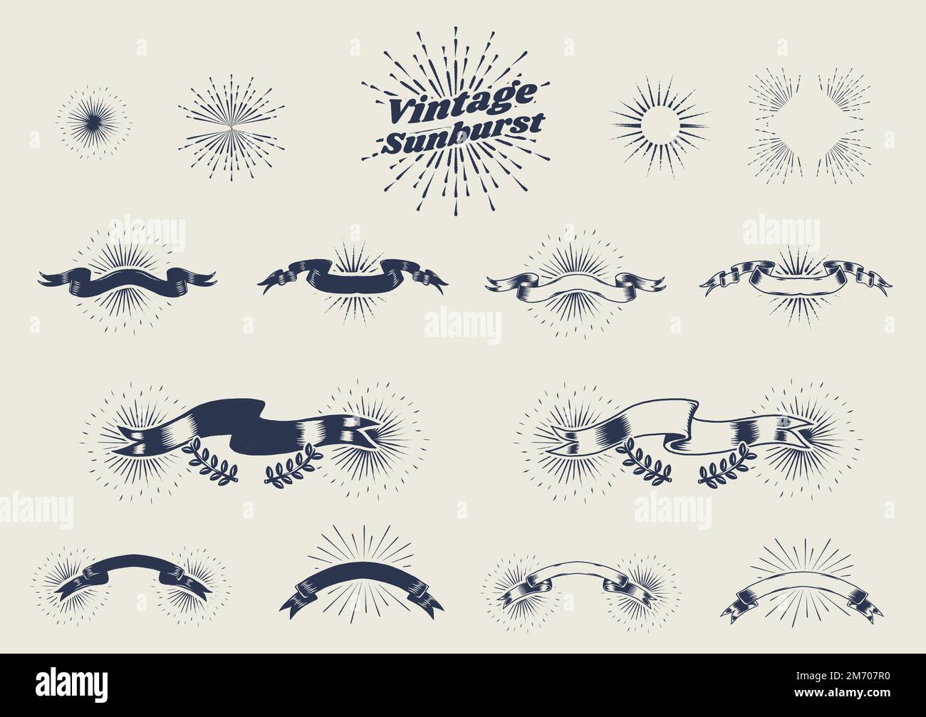 Old school ribbon banner vectors collection Stock Vector Image & Art ...