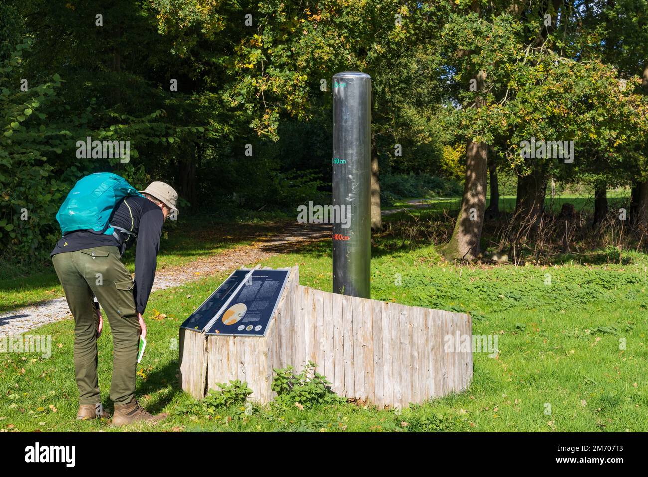 Borger, The Netherlands - October 16, 2022: Senior man reading ...