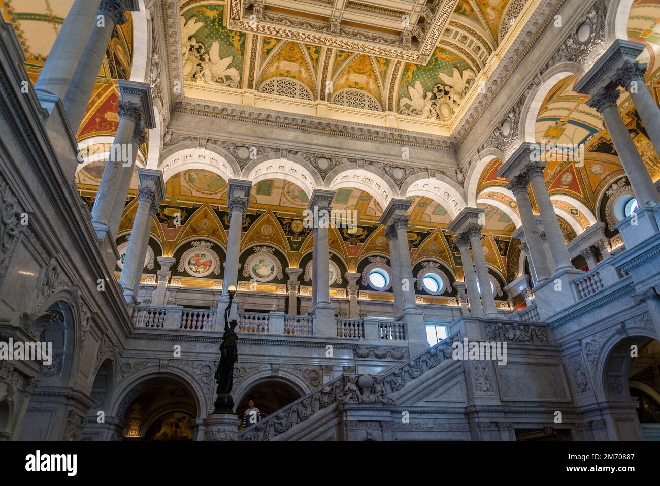 The Great Hall in The Library of Congress is the world’s largest ...