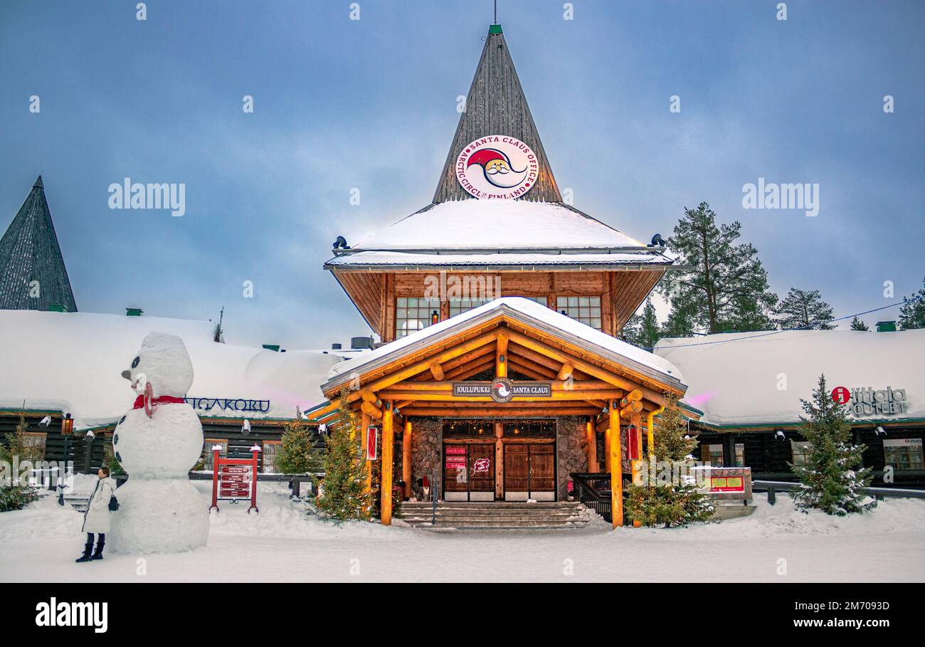 The house of Santa Claus in Rovaniemi, Northern Finland Stock Photo - Alamy