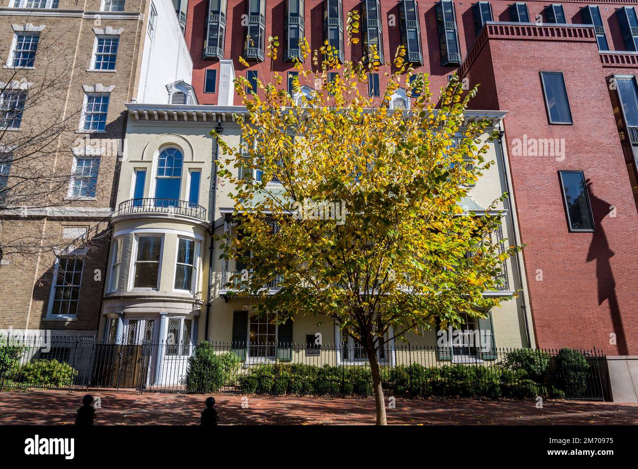 Historic home built by Benjamin Ogle Tayloe in 1830, LaFayette Park ...