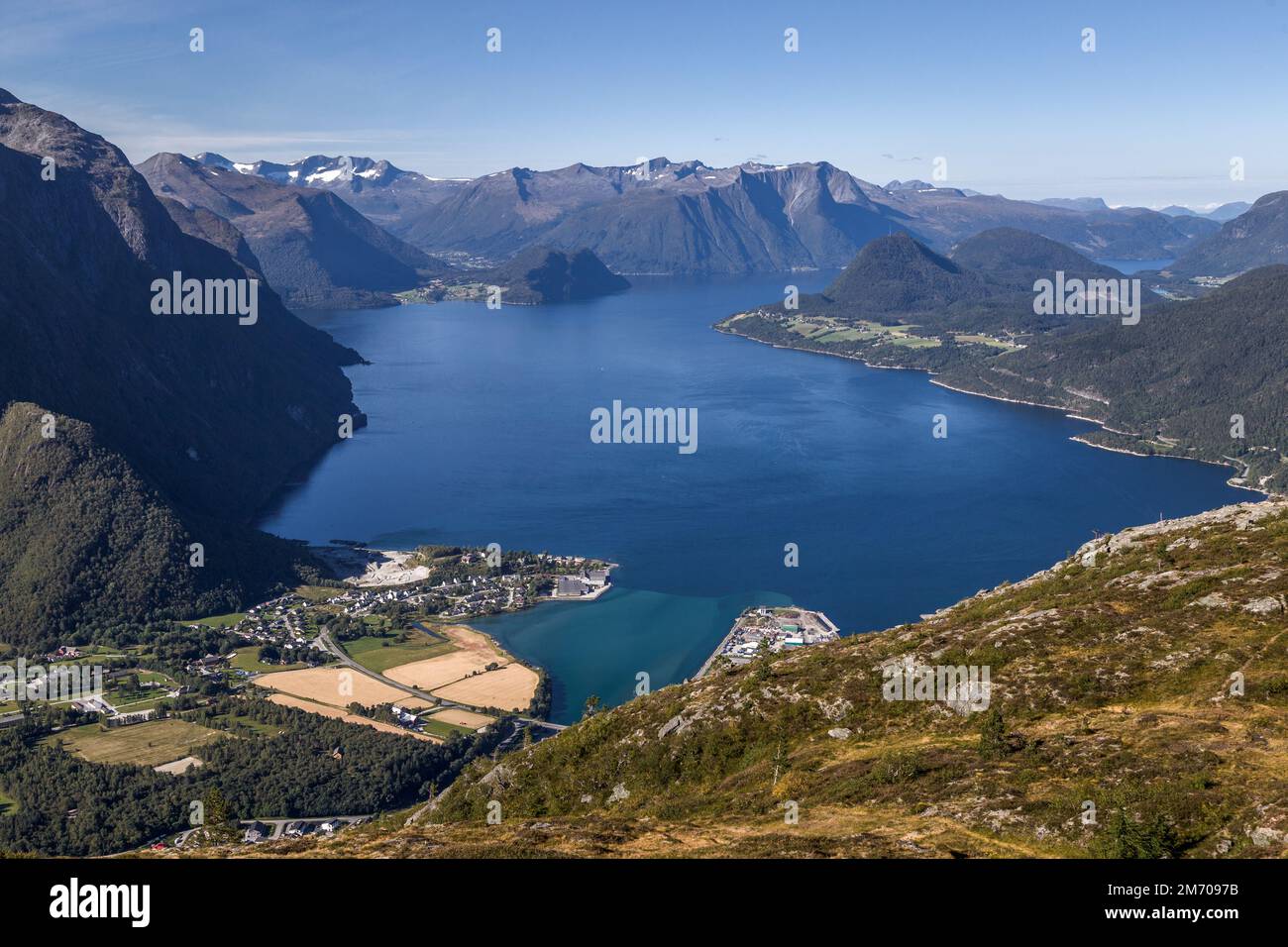 Andalsnes town view hi-res stock photography and images - Alamy